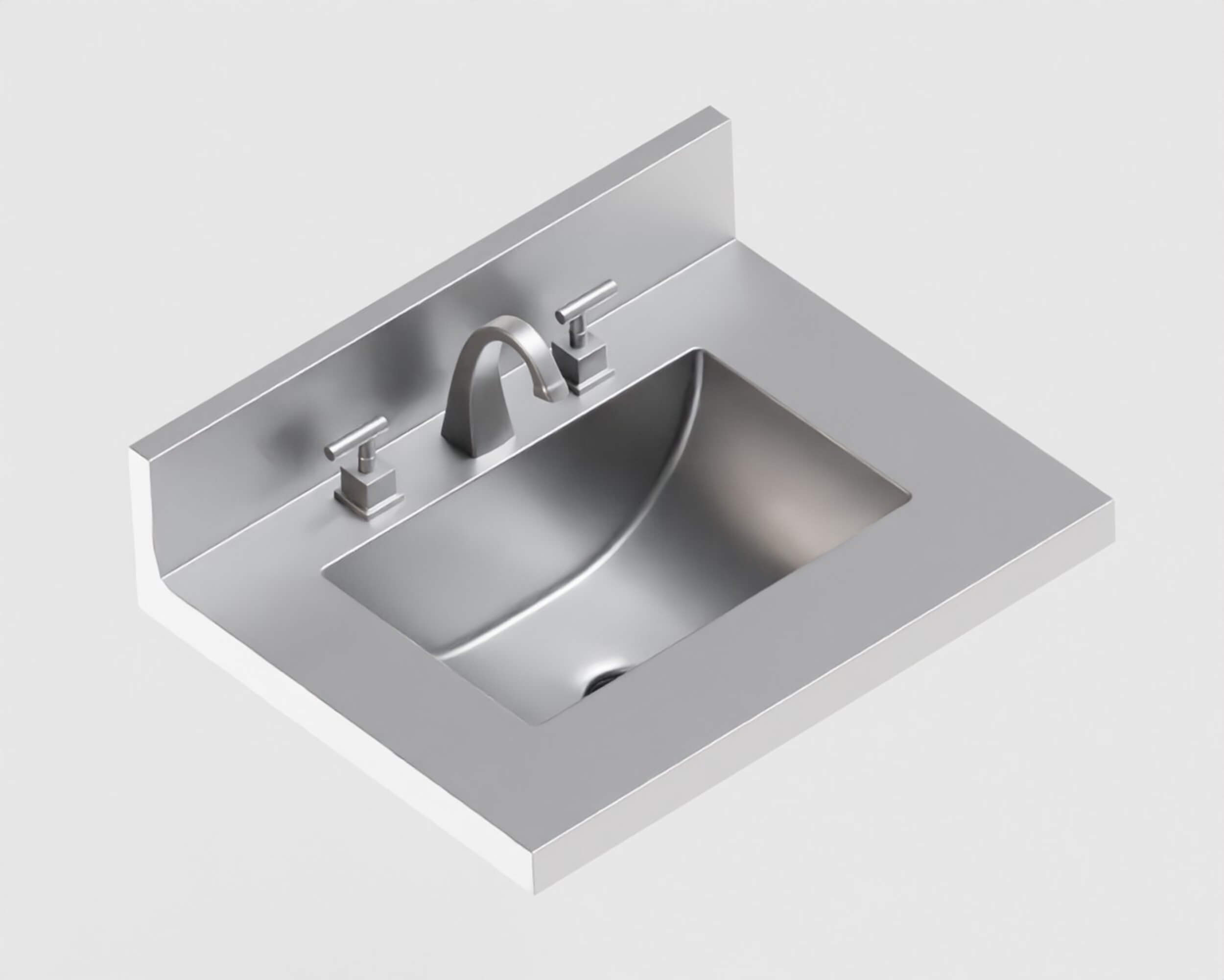 Kitchen Sink 3D Model by sdfffg