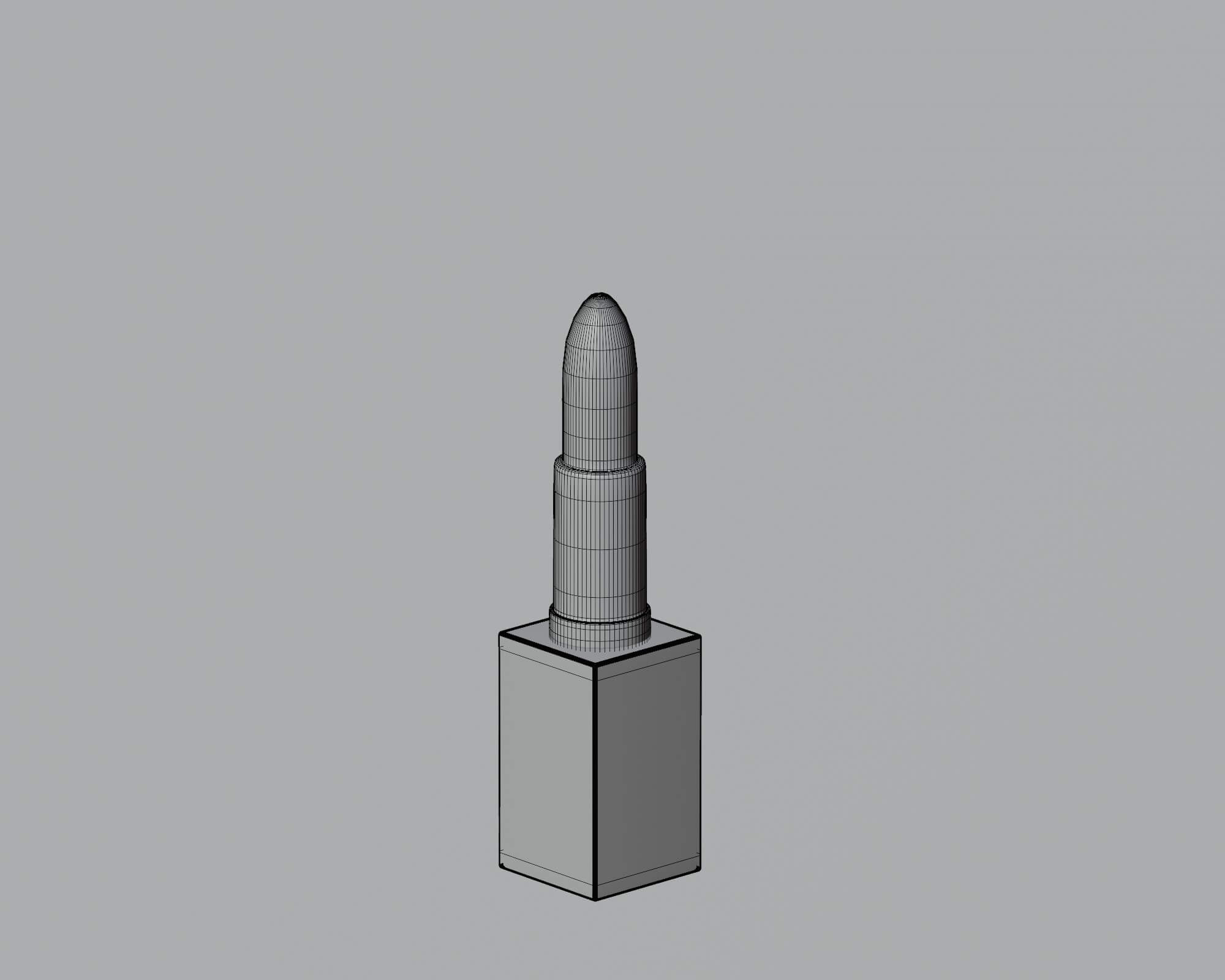 Lipstick with box - 3D Model by sdfffg