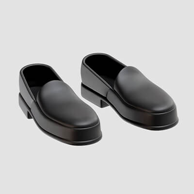 Loafer Shoes Cartoon - 3D Model by sdfffg