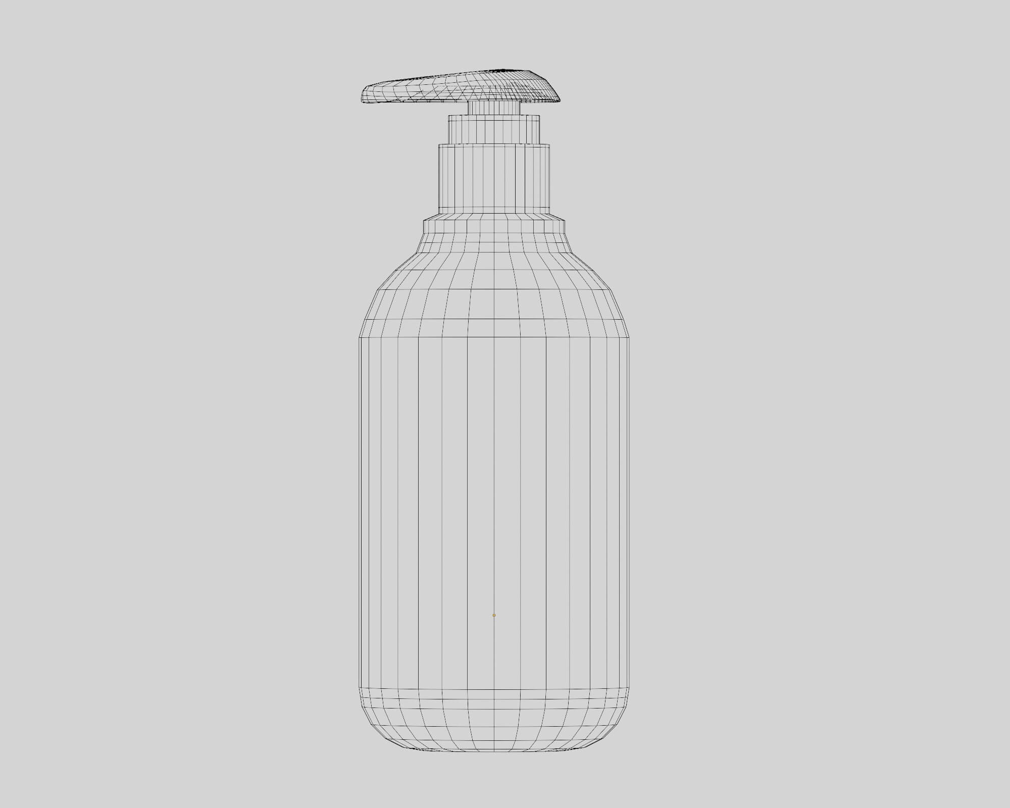 Lotion Bottle Quality 3D Model by sdfffg