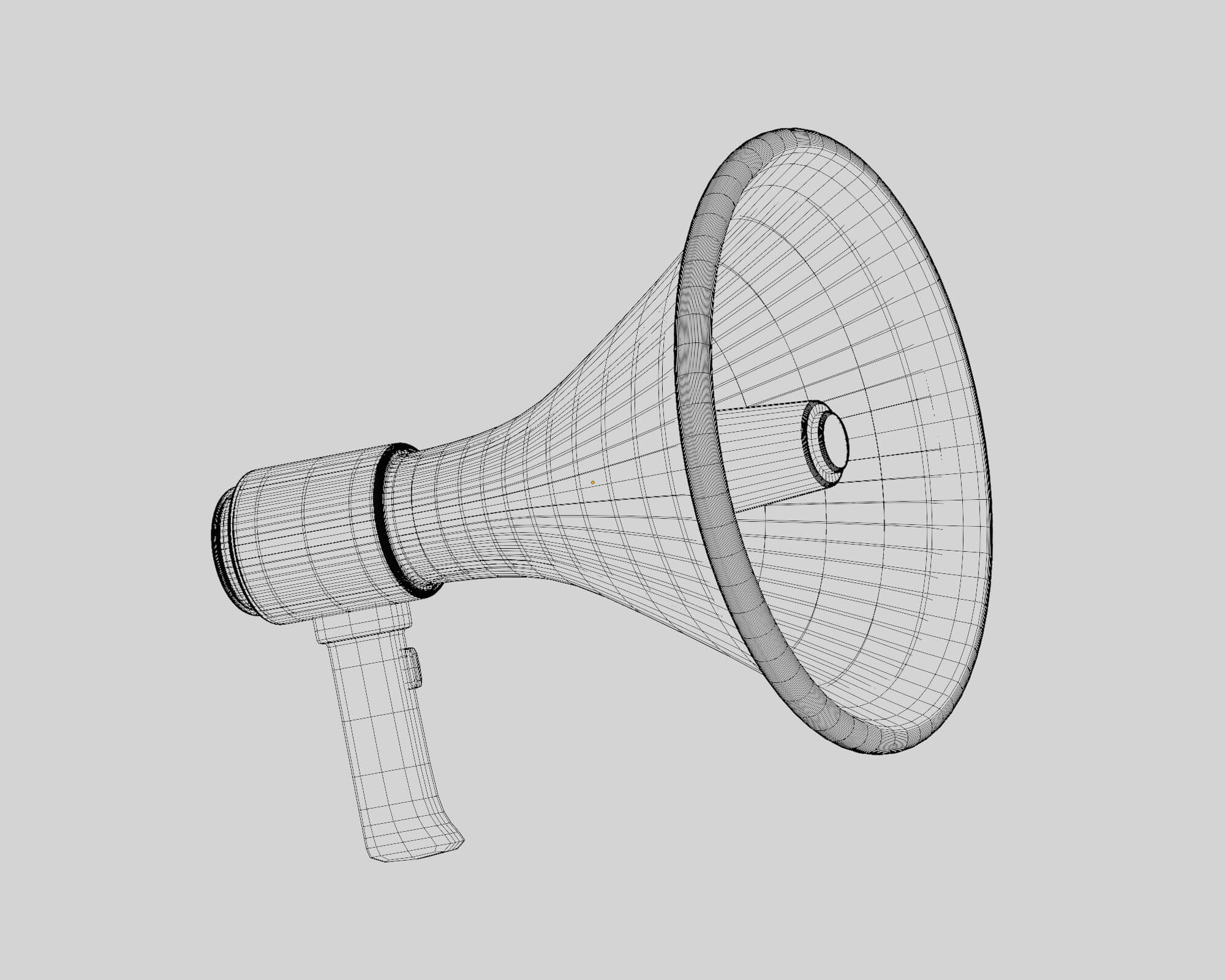 Megaphone 3D Model by sdfffg