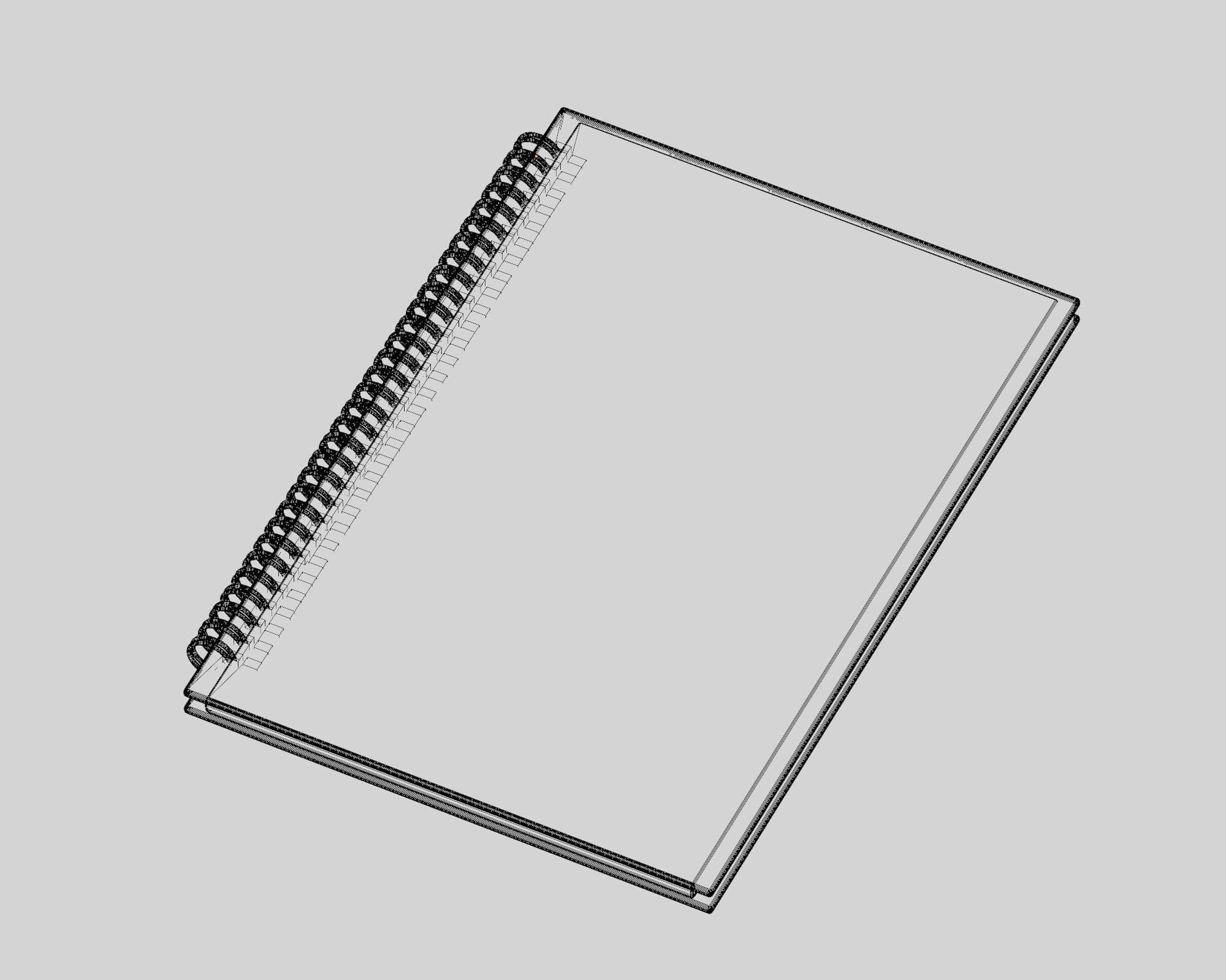 Notebook 3D Model by sdfffg