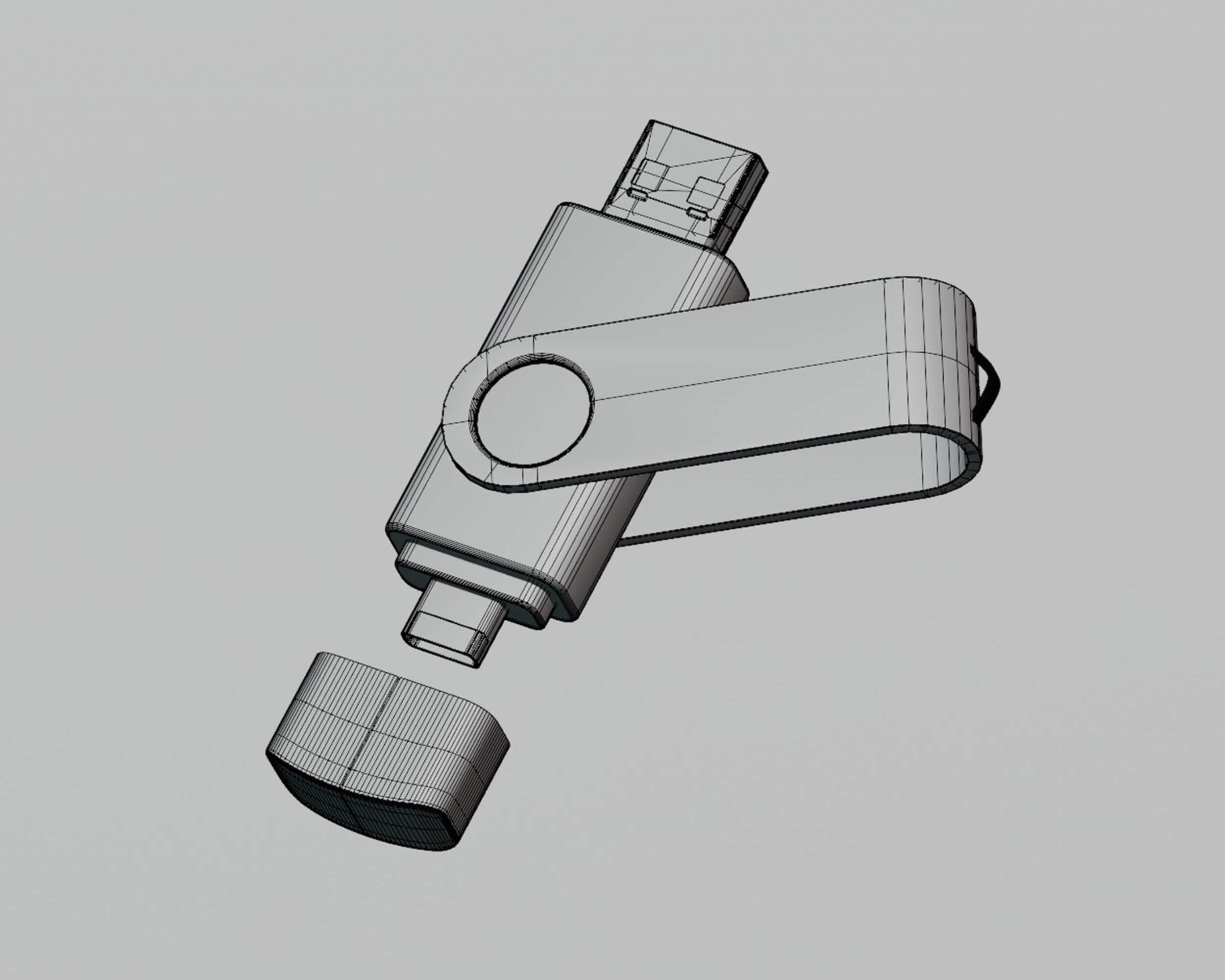 Pen Drive usb drive - 3D Model by sdfffg