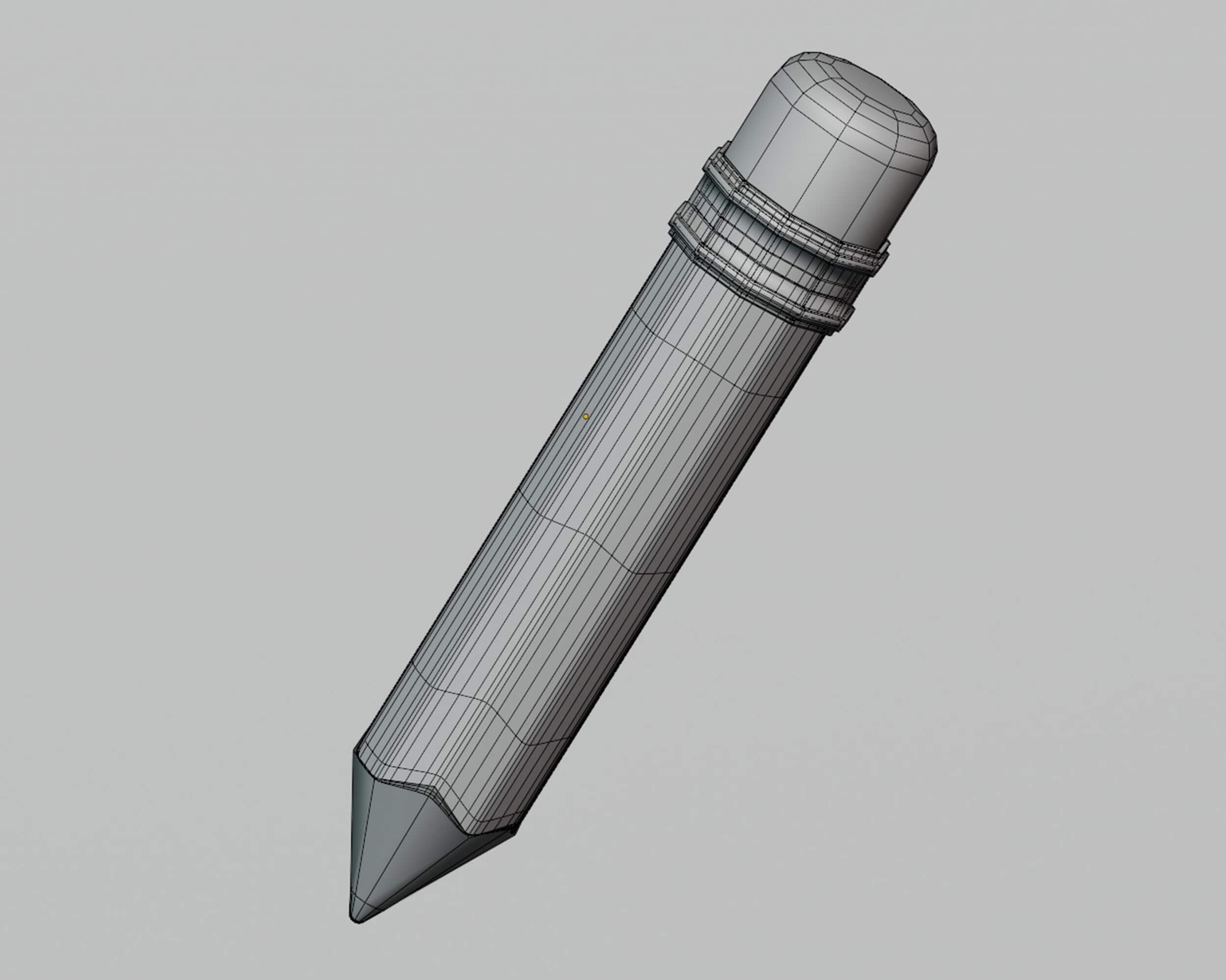 Pencil Education - Free 3D Model by sdfffg