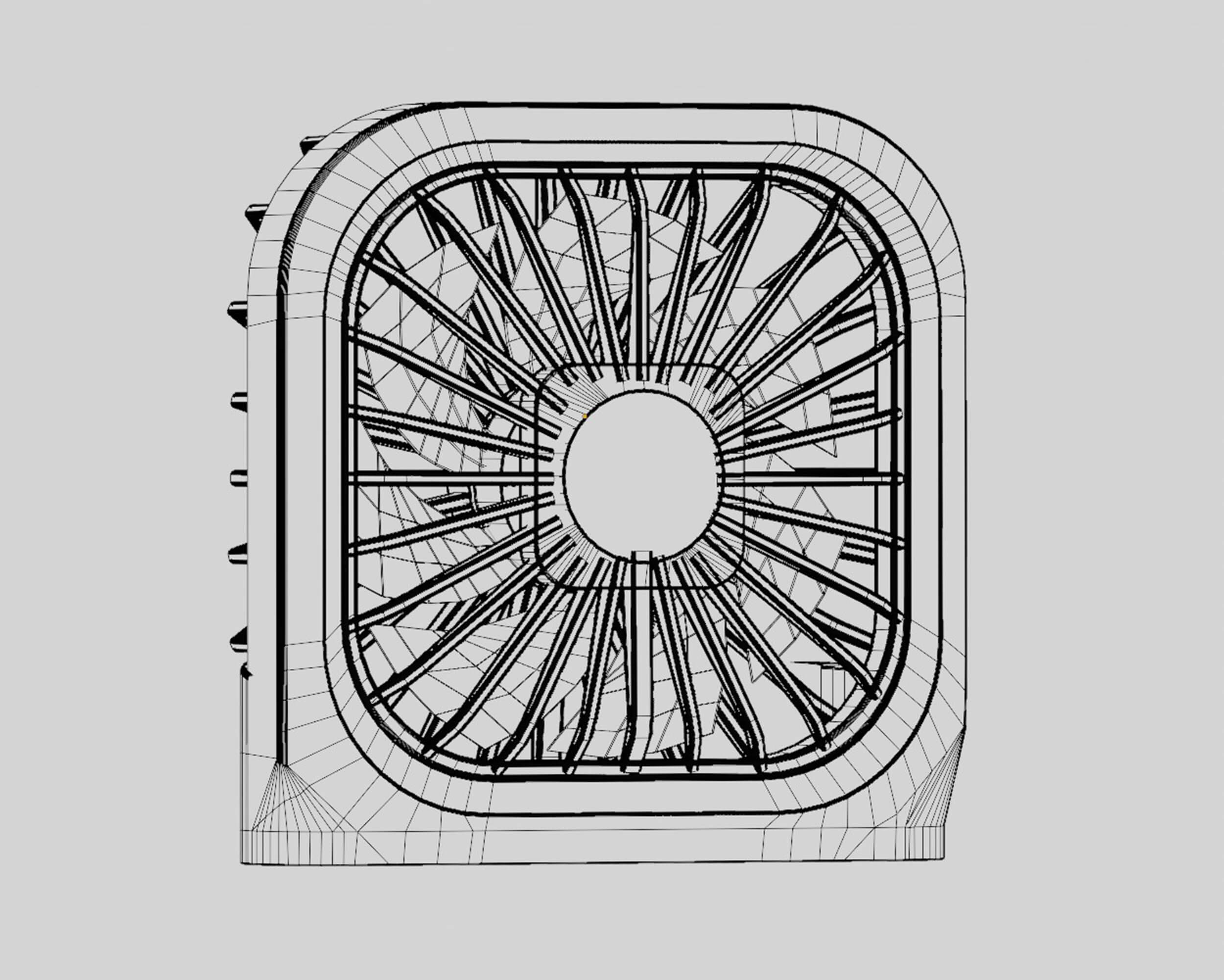 Portable Fan - 3D Model by sdfffg