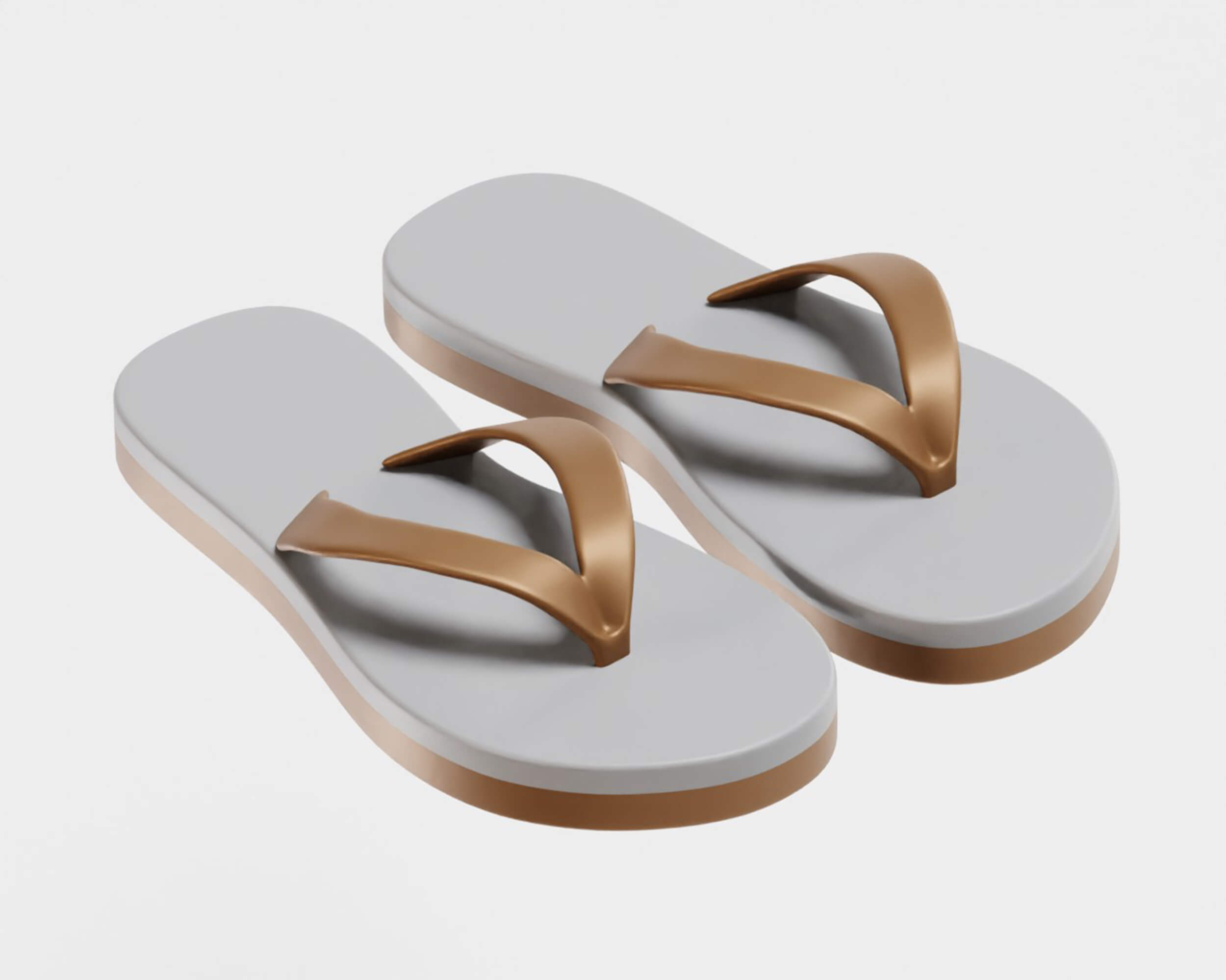 Sandals Realistic - 3D Model by sdfffg