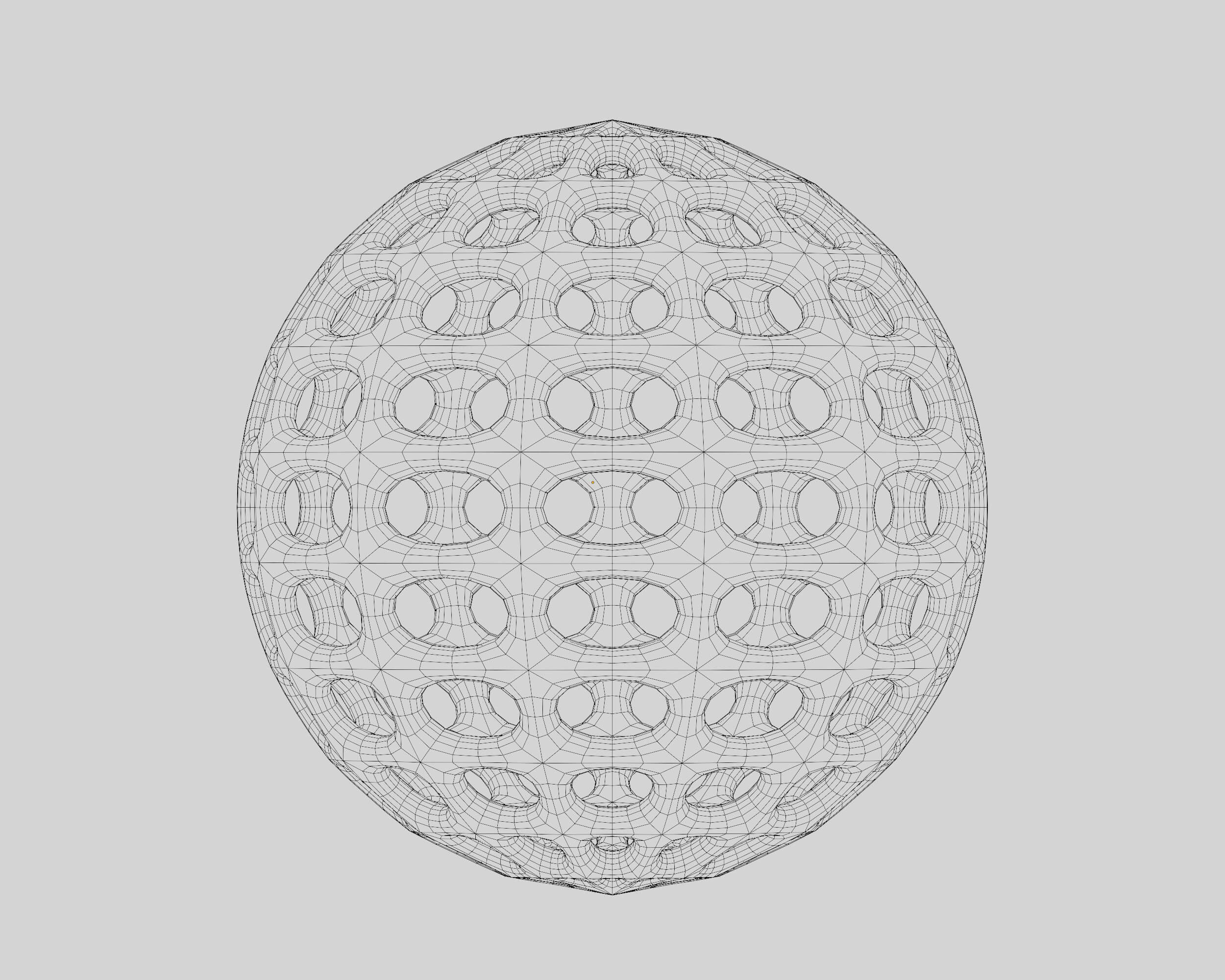 Sphere Ball 3D Model by sdfffg
