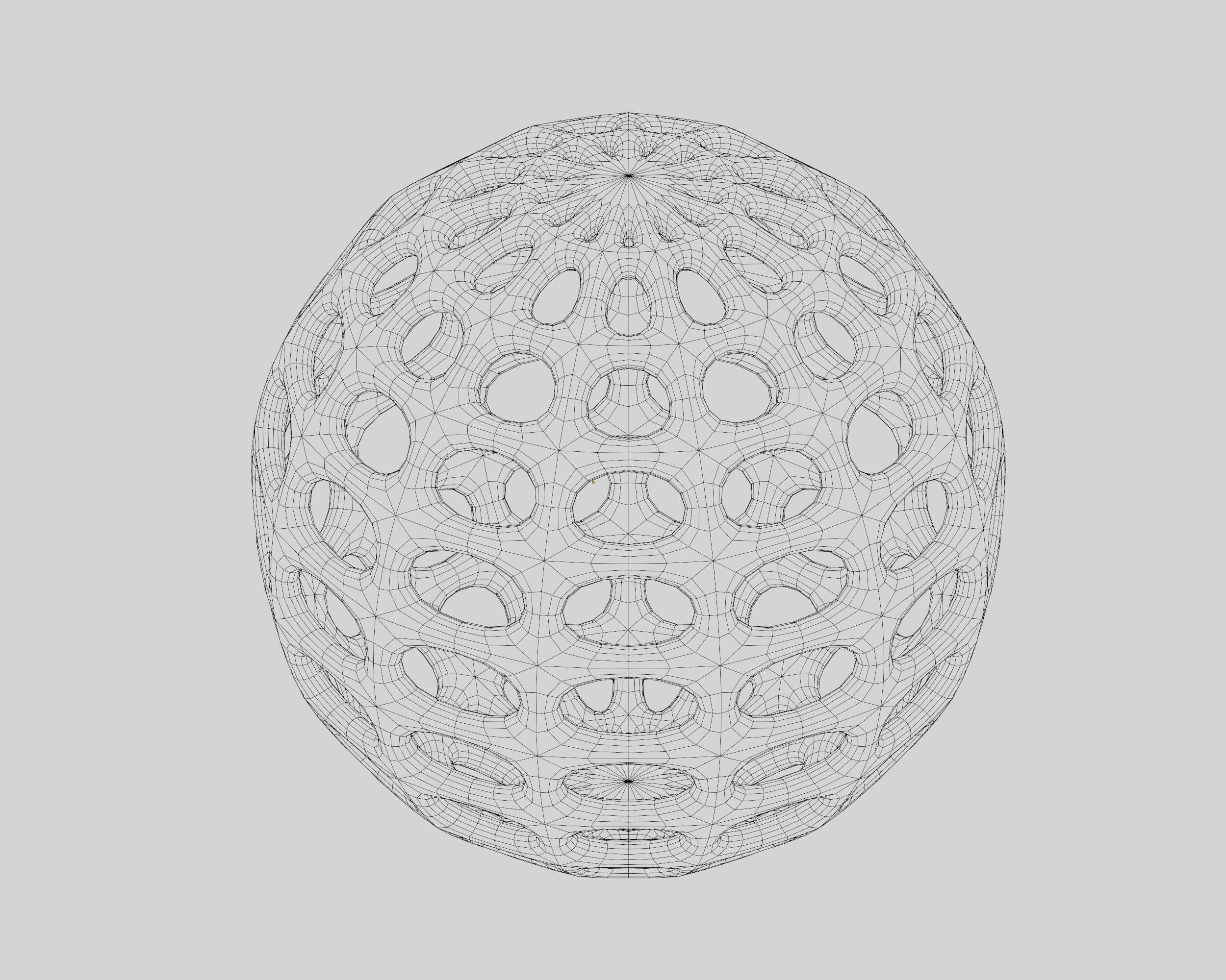 Sphere Ball 3D Model by sdfffg