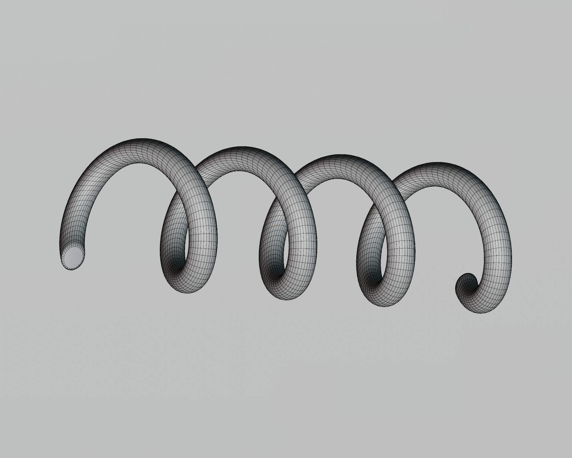 Spring High Quality 3D Model by sdfffg