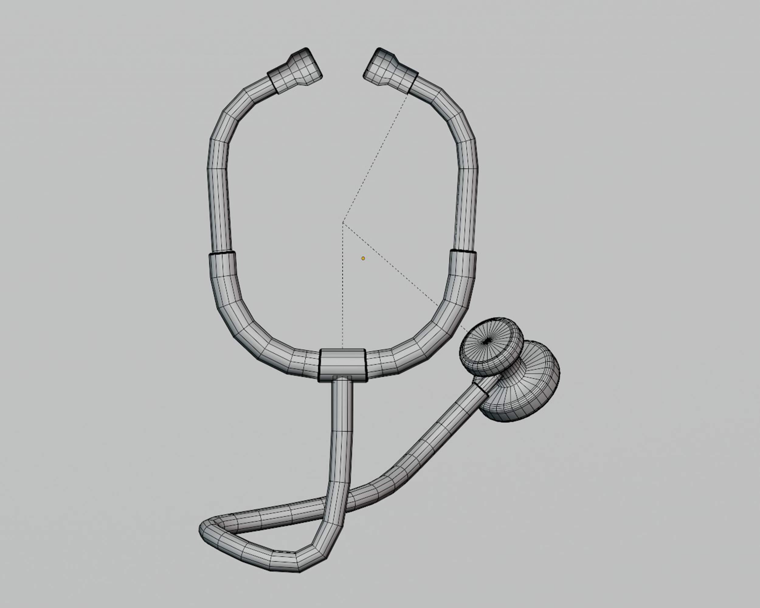 Stethoscope medical - 3D Model by sdfffg