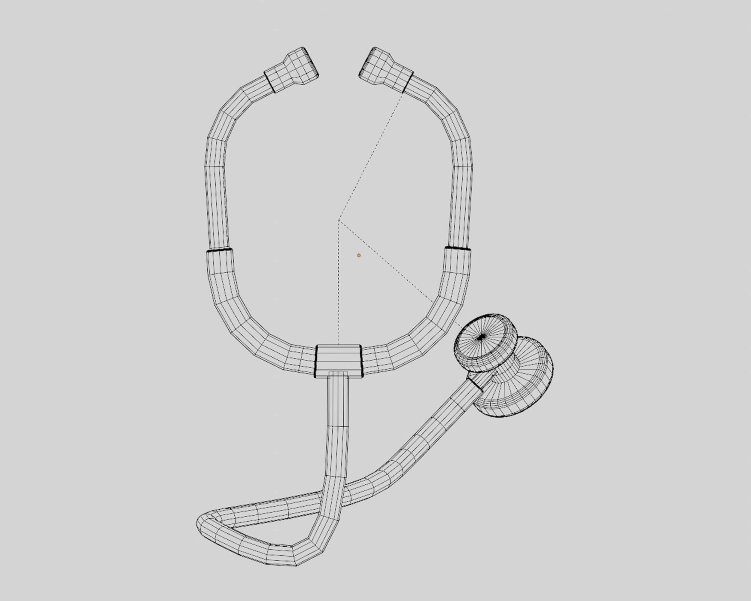Stethoscope medical - 3D Model by sdfffg