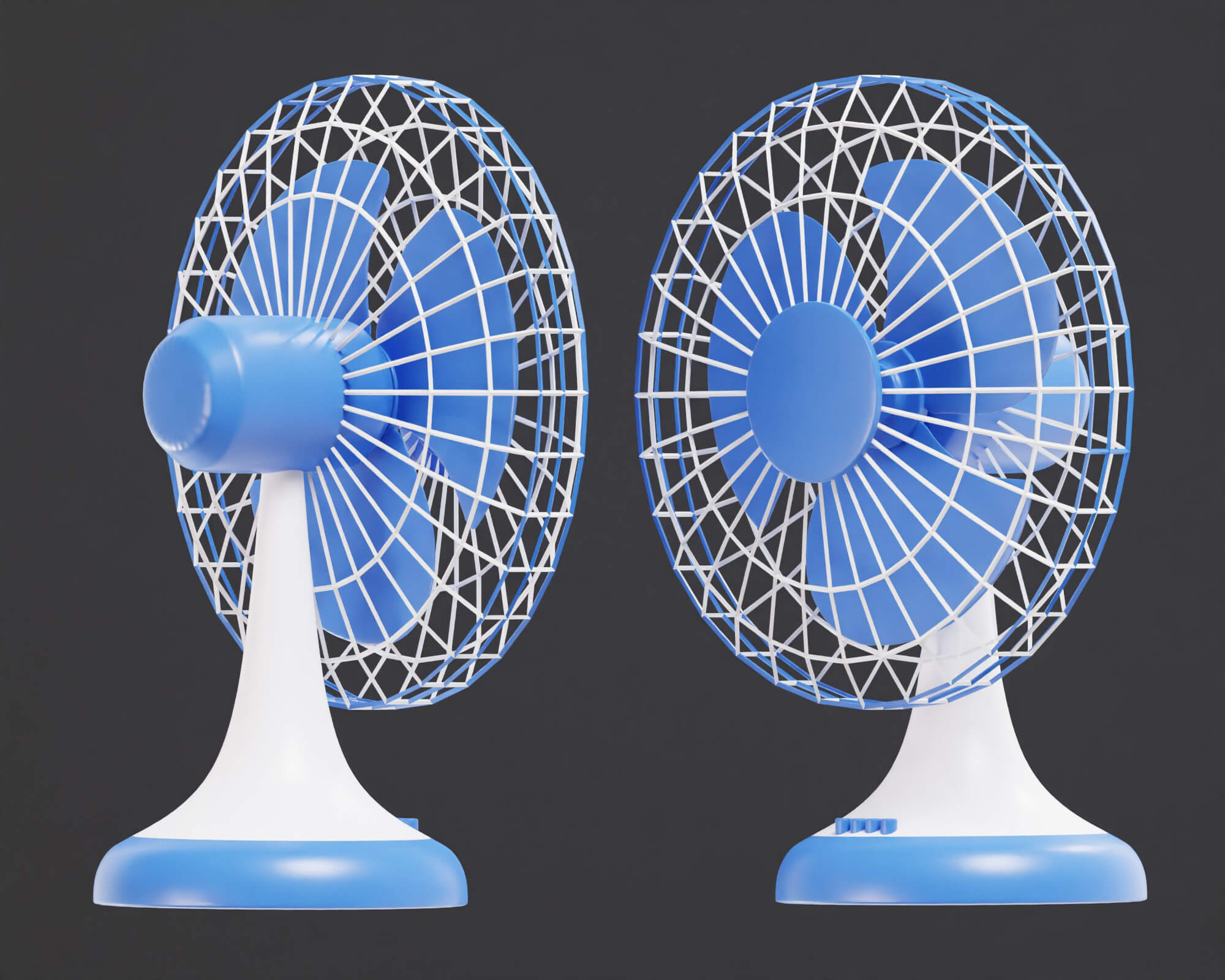 Table Fan 3D Model by sdfffg