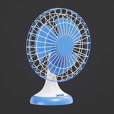 Table Fan Metal Grill - 3D Model by sdfffg