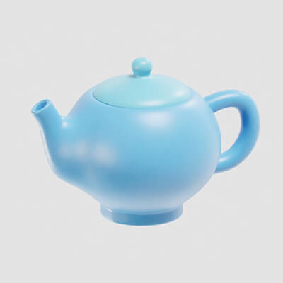 Tea Pot Realistic - 3D Model by sdfffg
