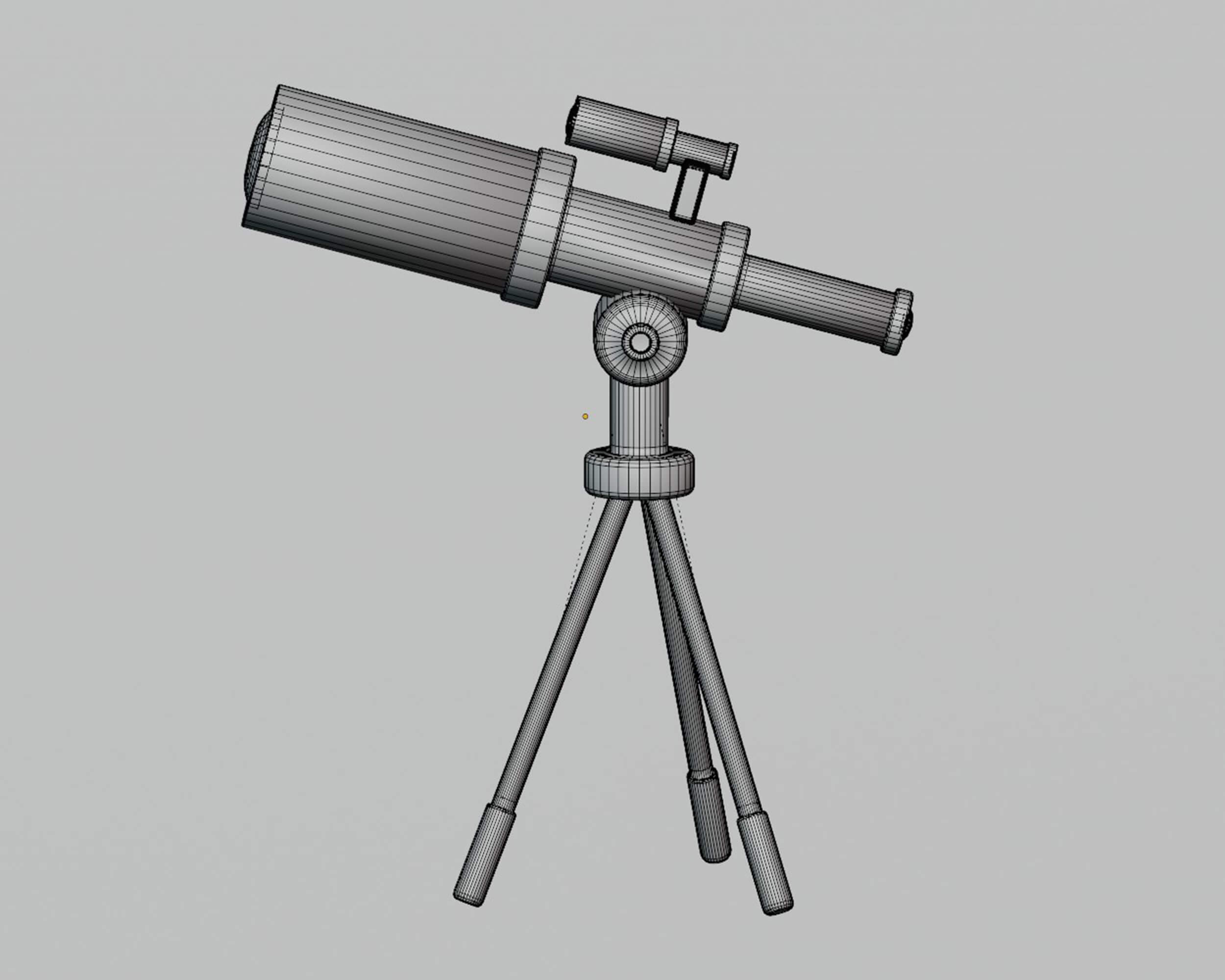 Telescope Lens - 3D Model by sdfffg