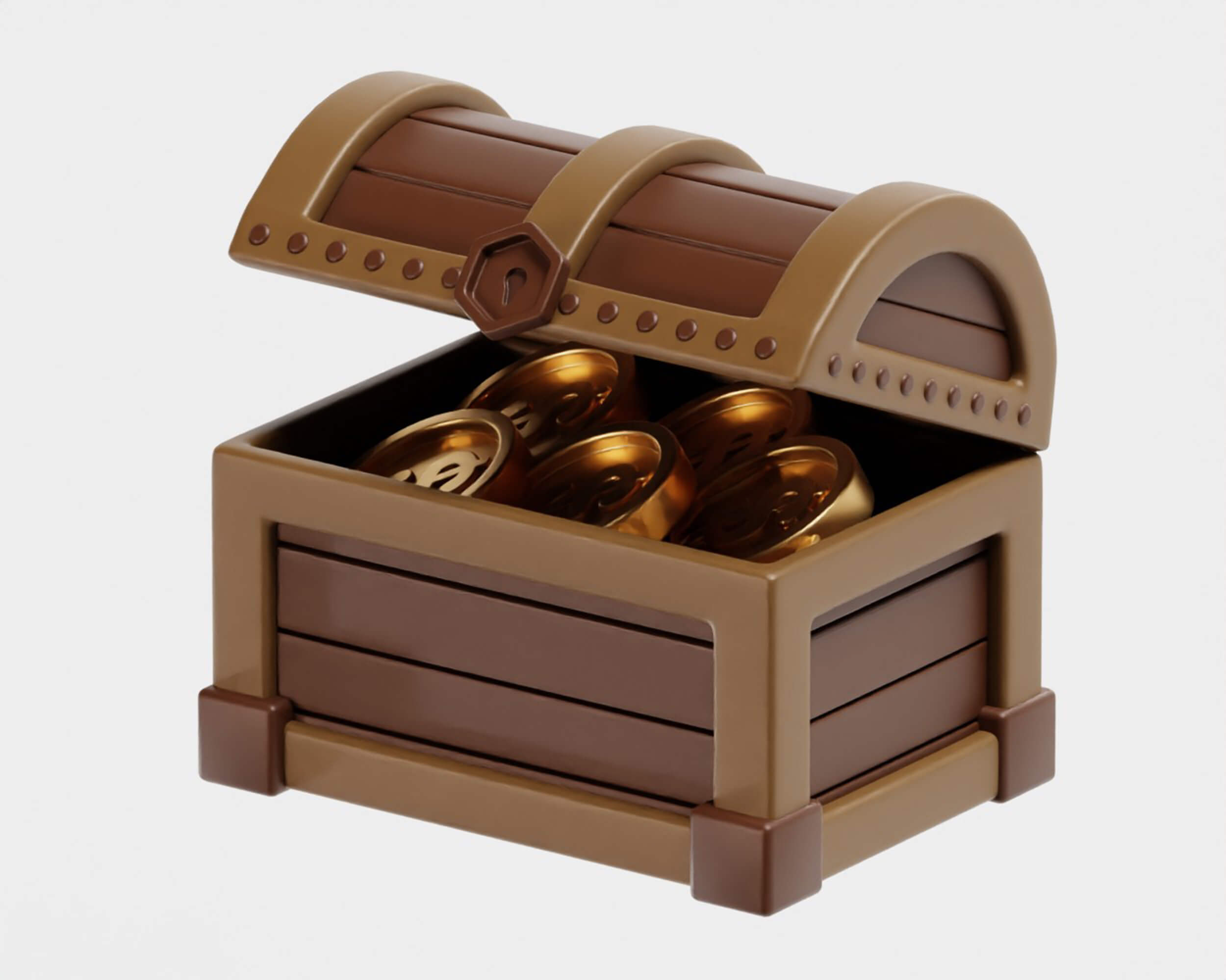 Treasure Chest Treasure Box - 3D Model by sdfffg