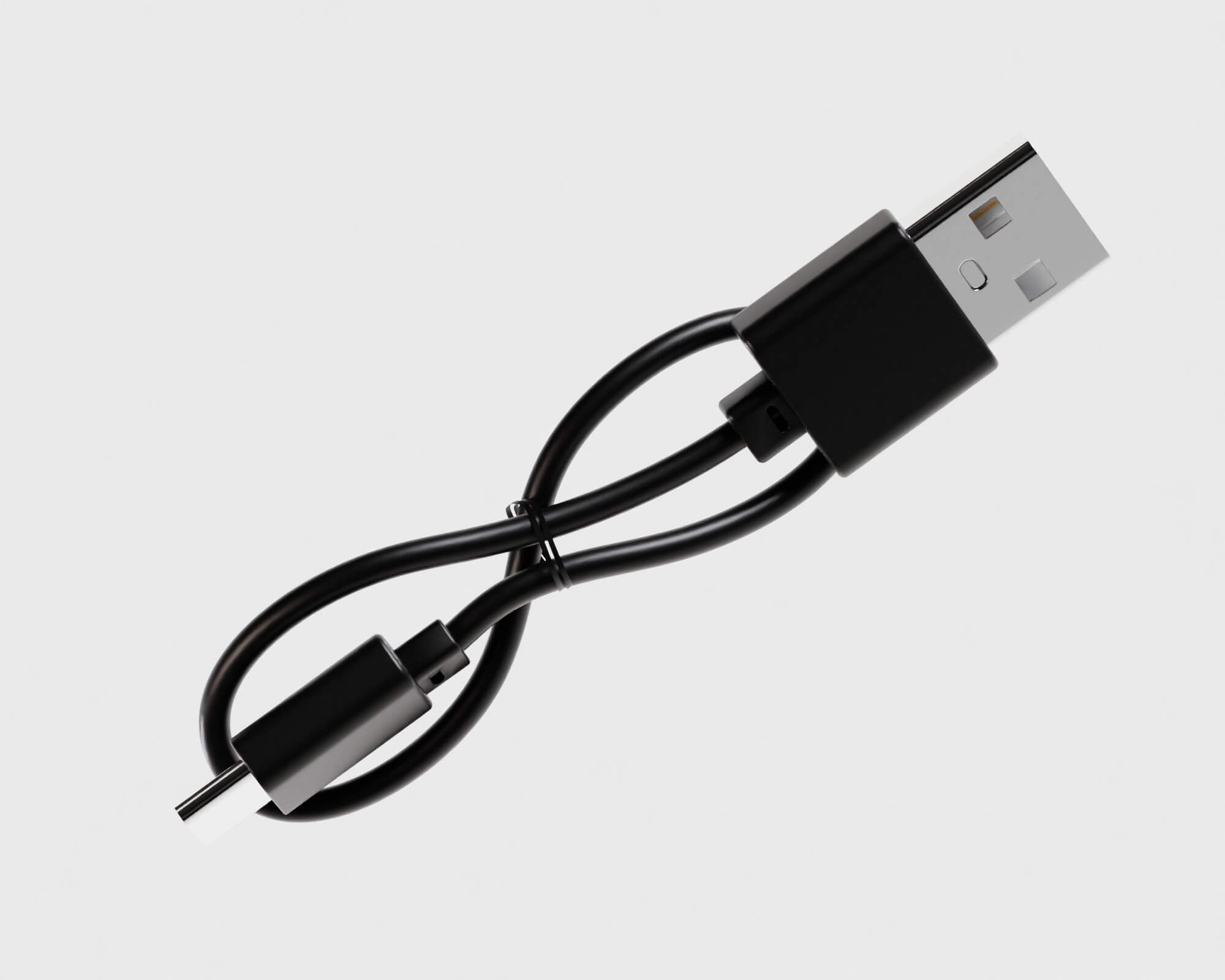 USB Cable - 3D Model by sdfffg