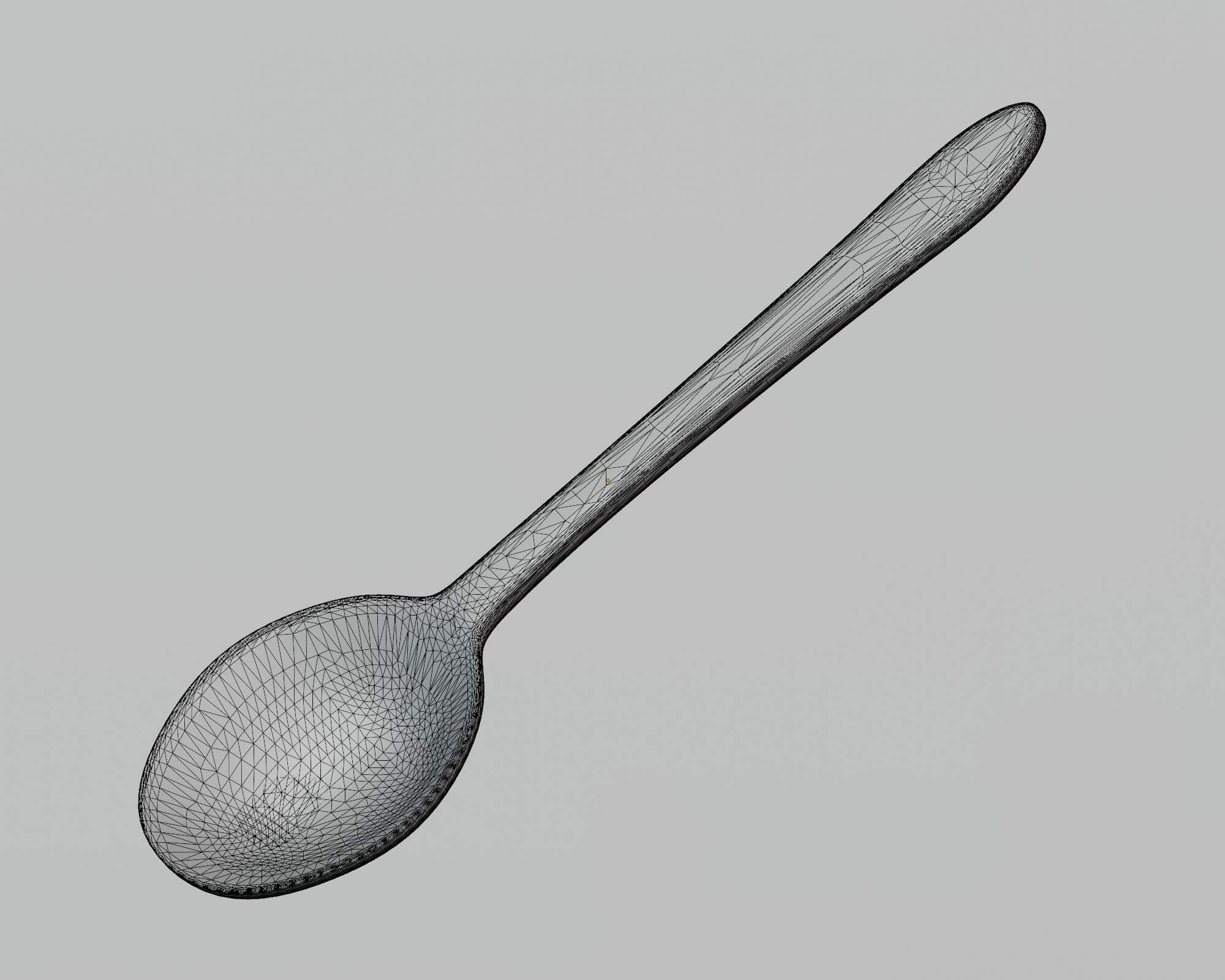 Wooden Spoon - 3D Model by sdfffg