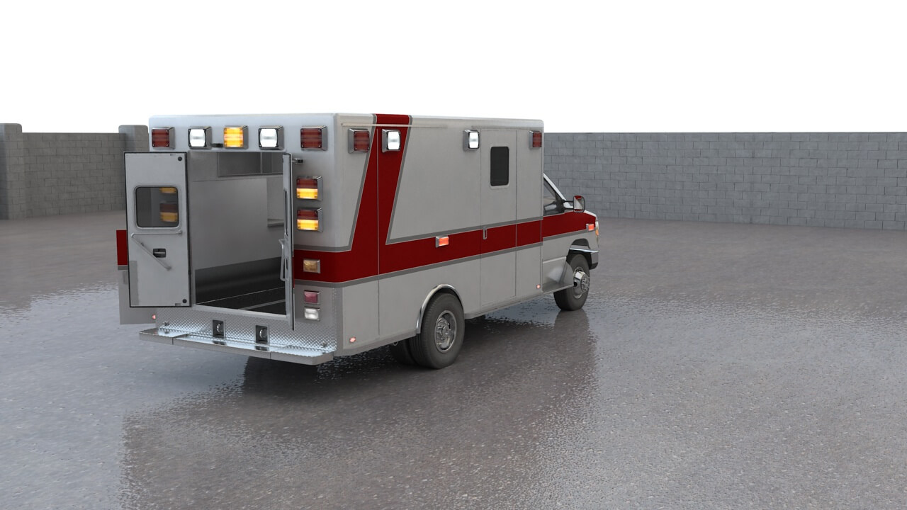 Ambulance vehicle 3D Model by SE 3D