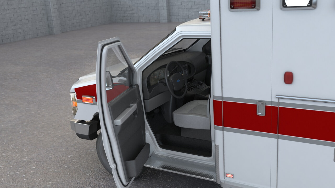 Ambulance vehicle 3D Model by SE 3D