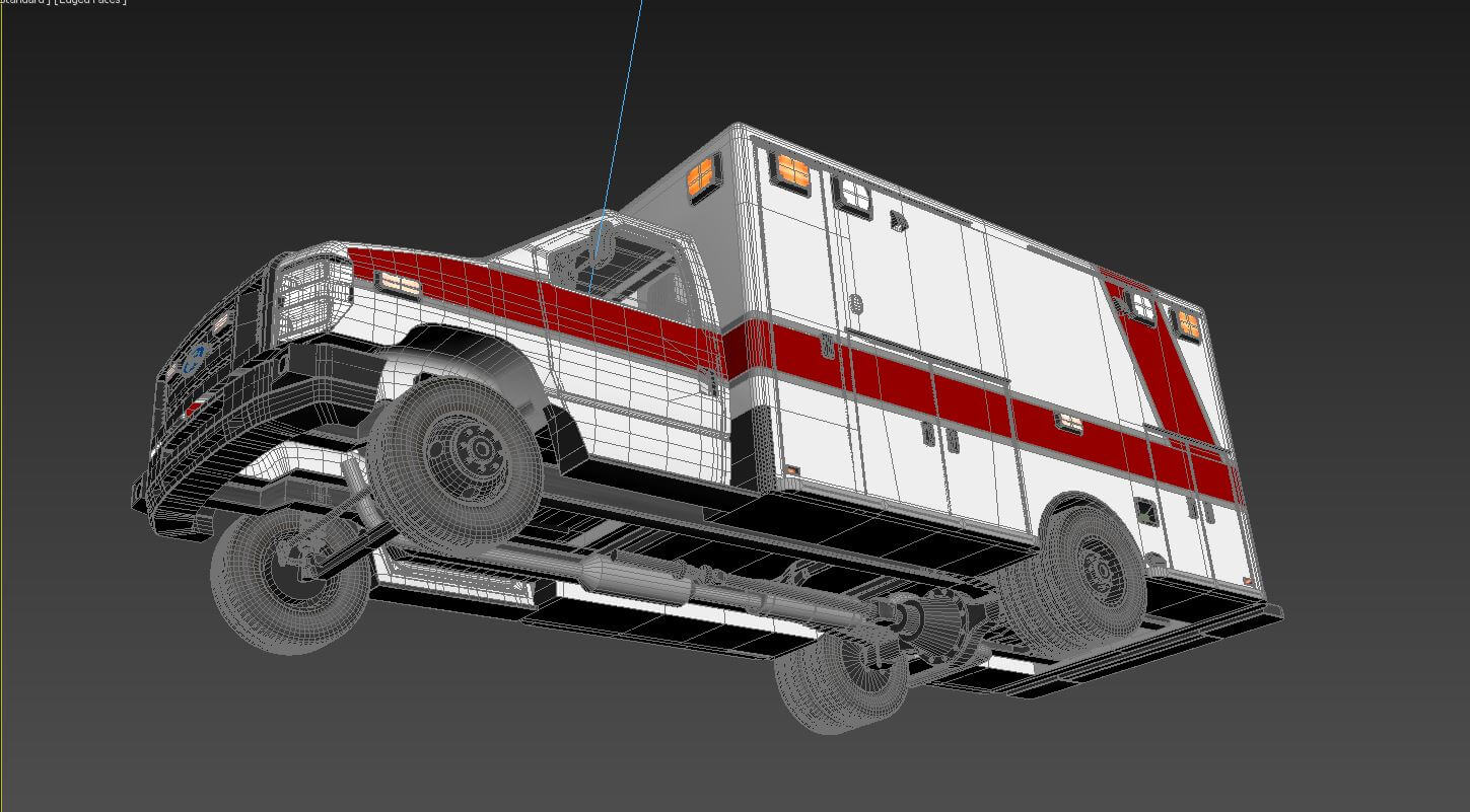 Ambulance vehicle 3D Model by SE 3D