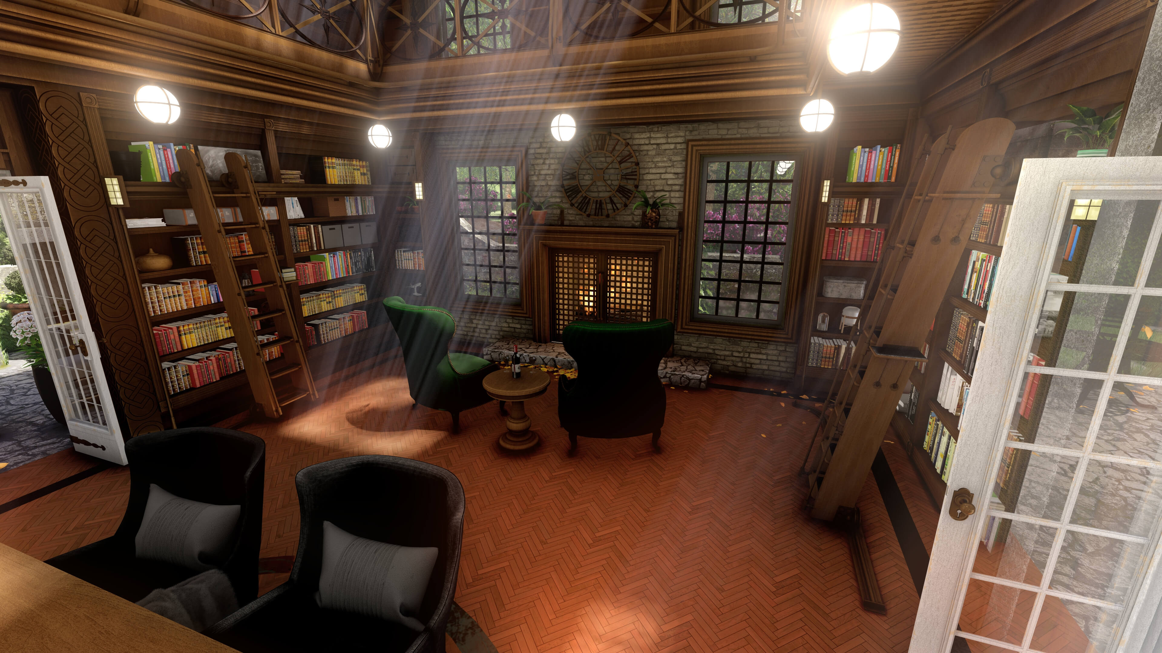 Custom Library Visualization 3D Render by Sean DiVincenzo