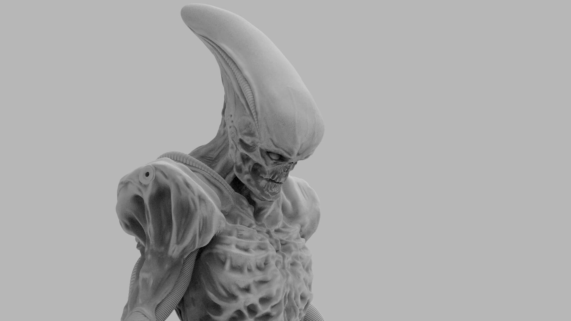 Alien Xeno ID in Incubator - 3D Model by seanguerrez