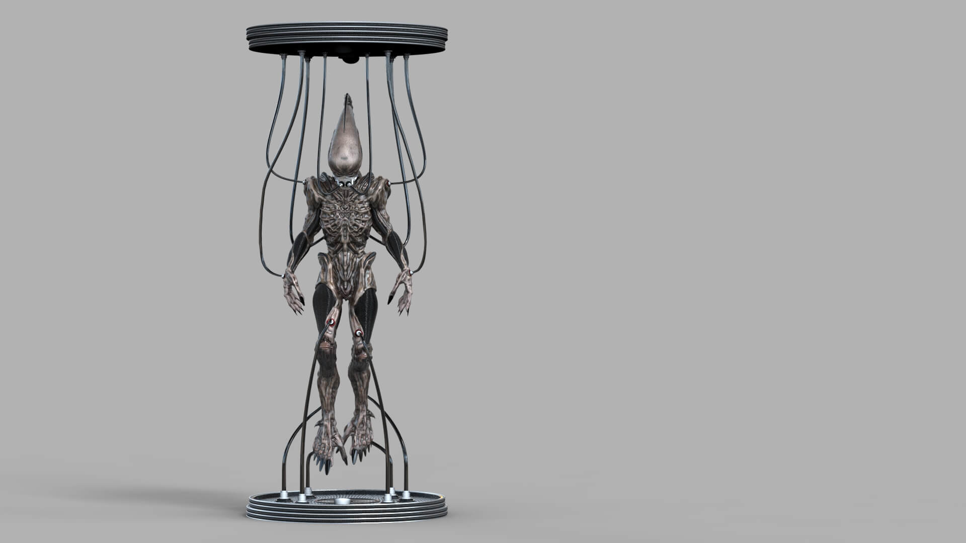 Alien Xeno ID in Incubator - 3D Model by seanguerrez