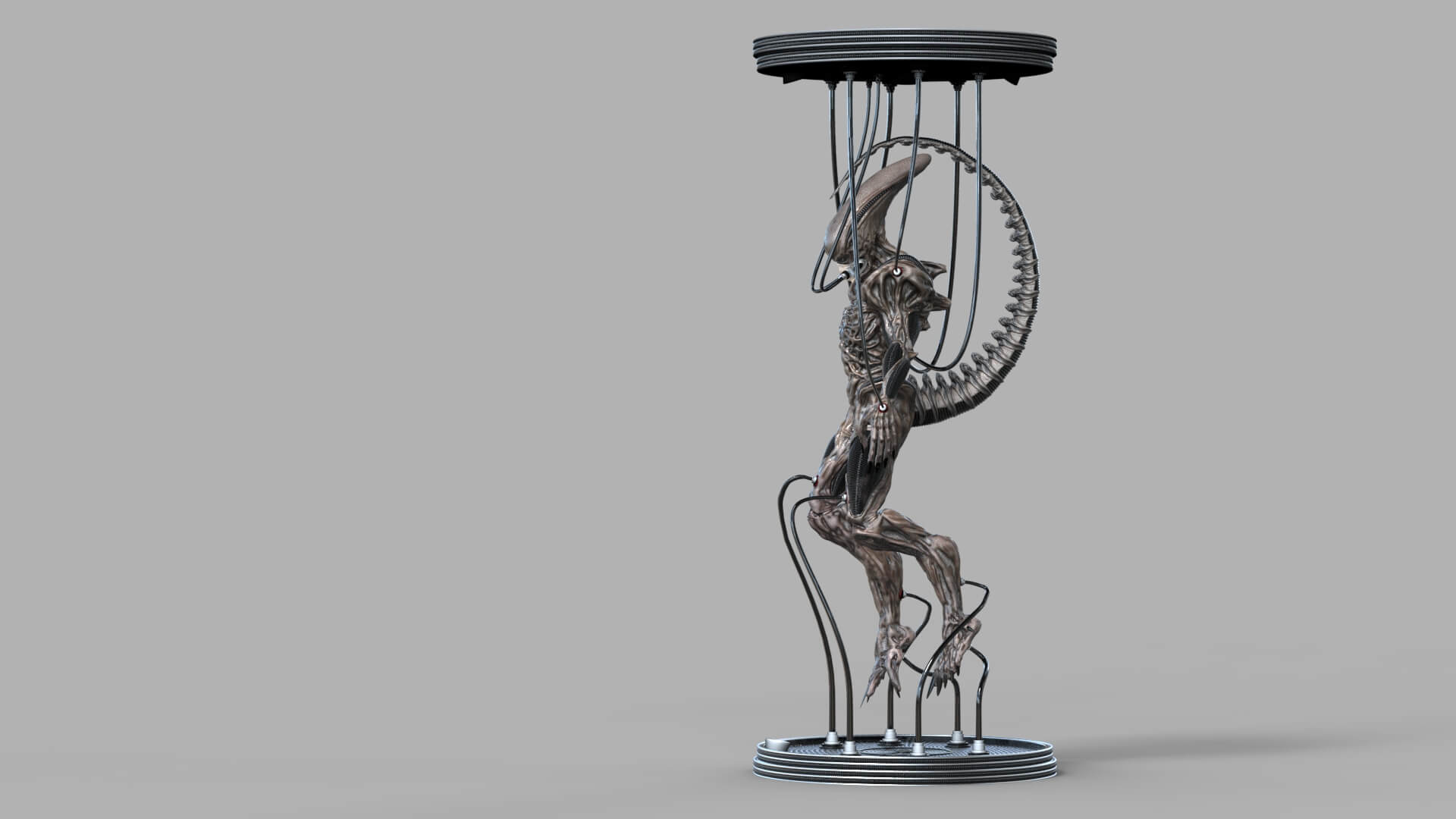 Alien Xeno ID in Incubator - 3D Model by seanguerrez
