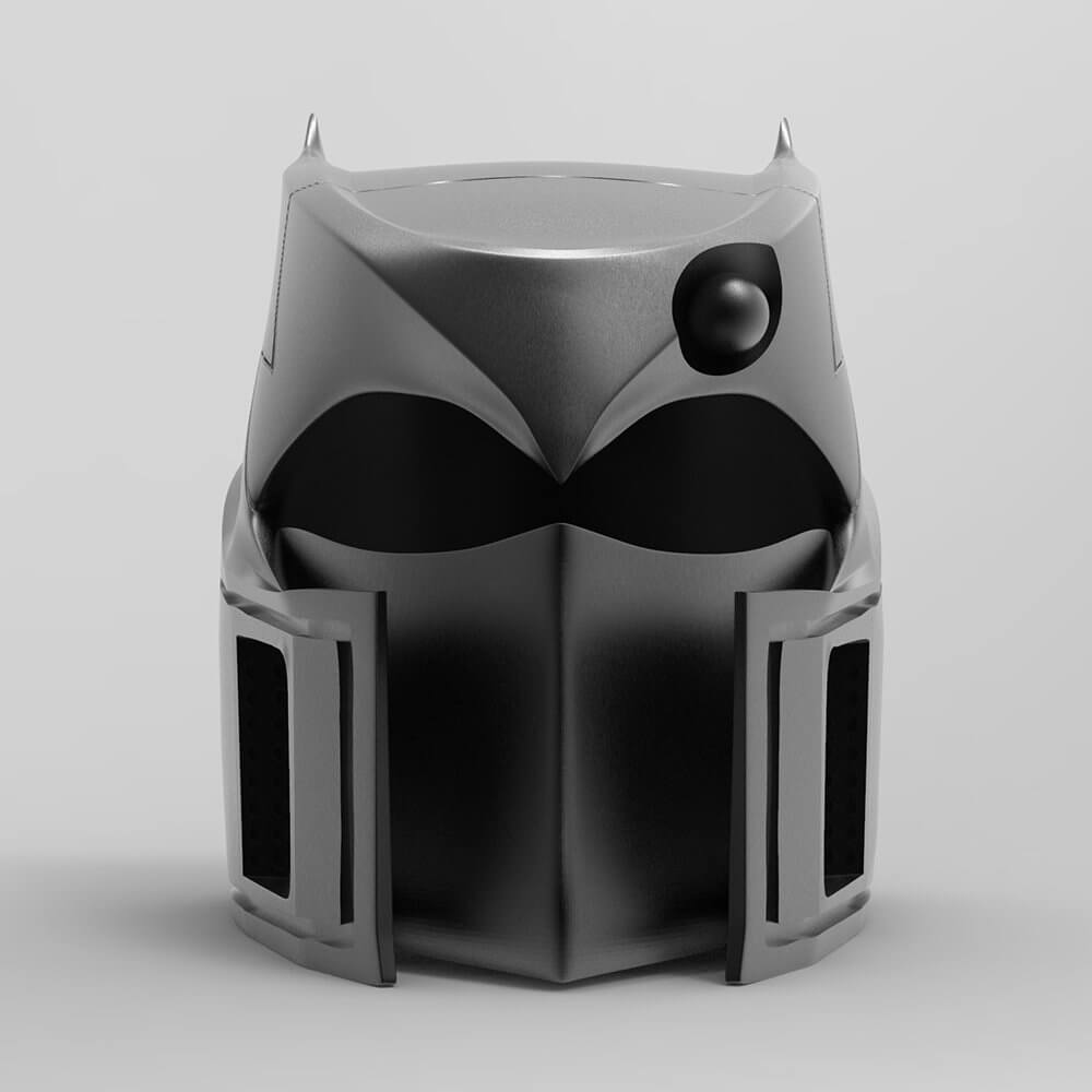 Batman Knightfall Helmet - 3D Model by seanguerrez