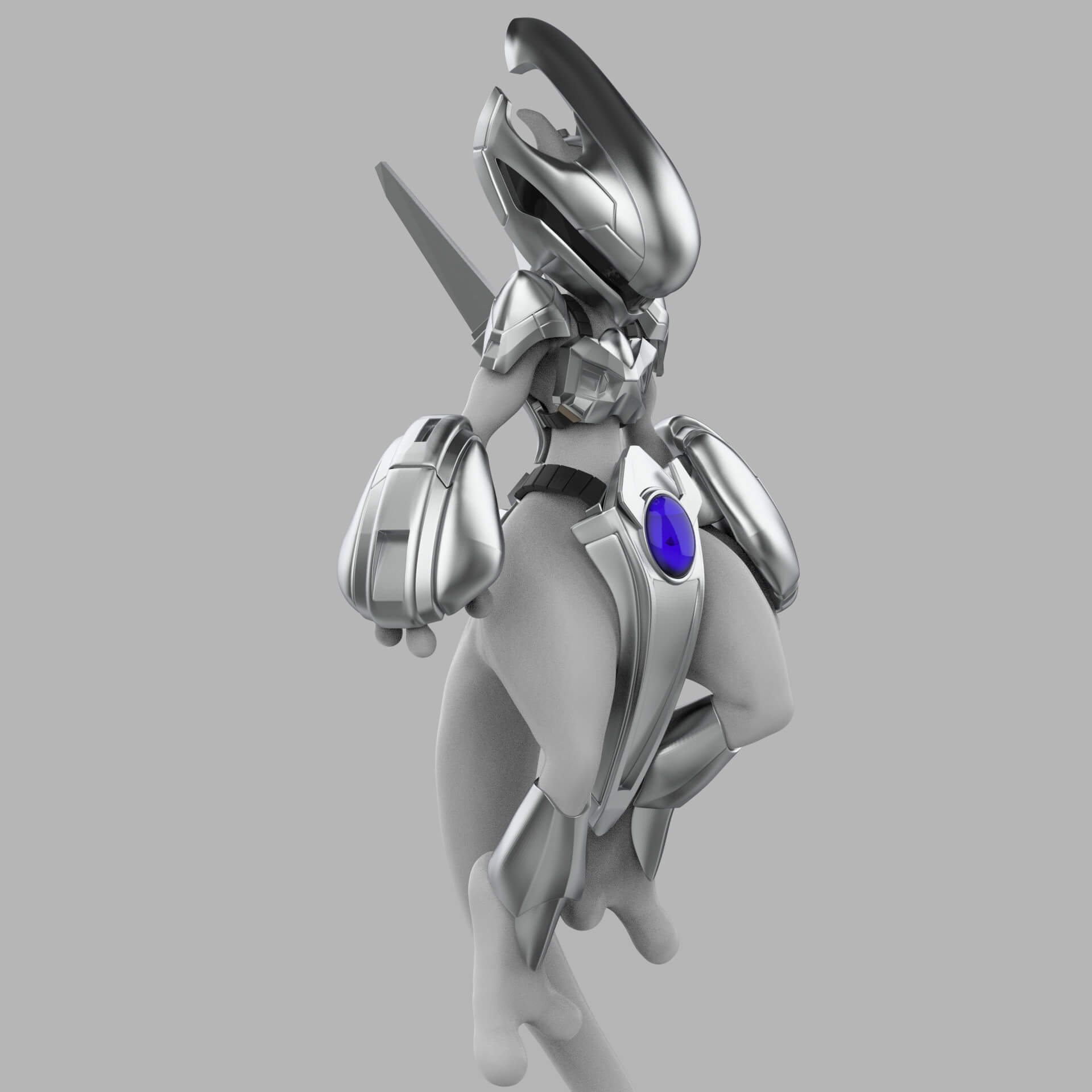 Cyber Mewtwo and Birth Chamber Capsule - 3D Model by seanguerrez