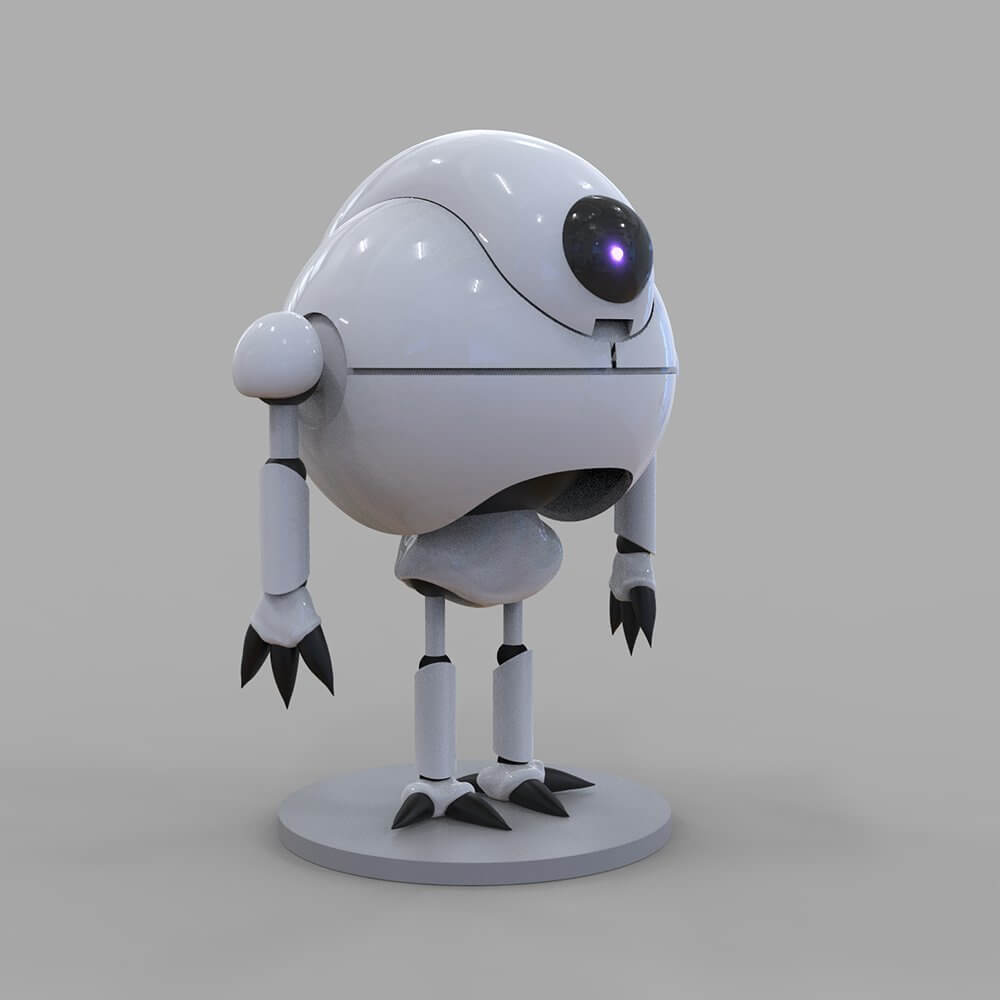 Dragon Ball GT Giru Robot - 3D Model by seanguerrez