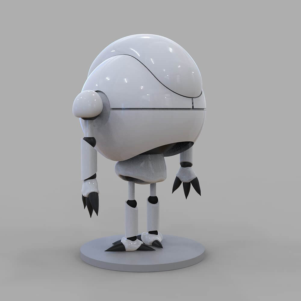 Dragon Ball GT Giru Robot - 3D Model by seanguerrez