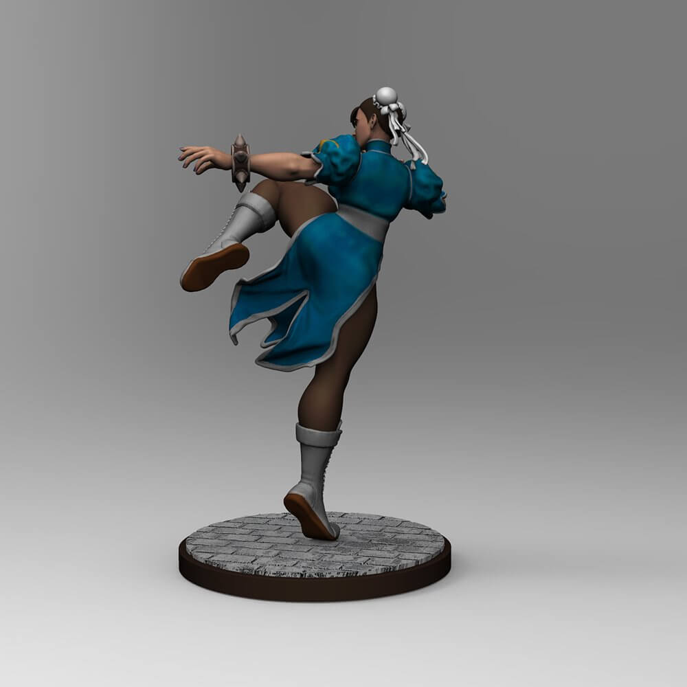 Street Fighter Chun Li - 3D Model by seanguerrez