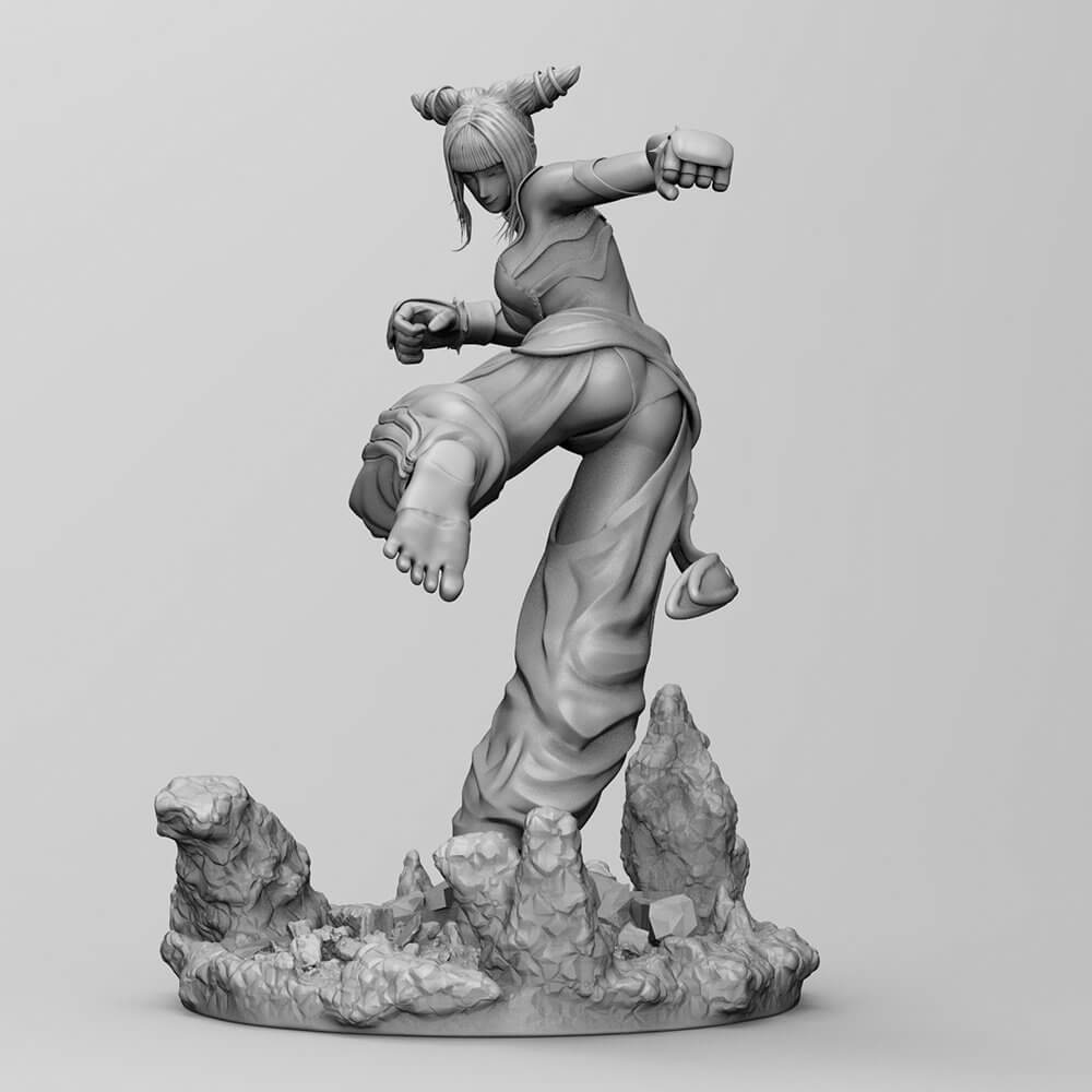 Street Fighter Juri - 3D Model by seanguerrez