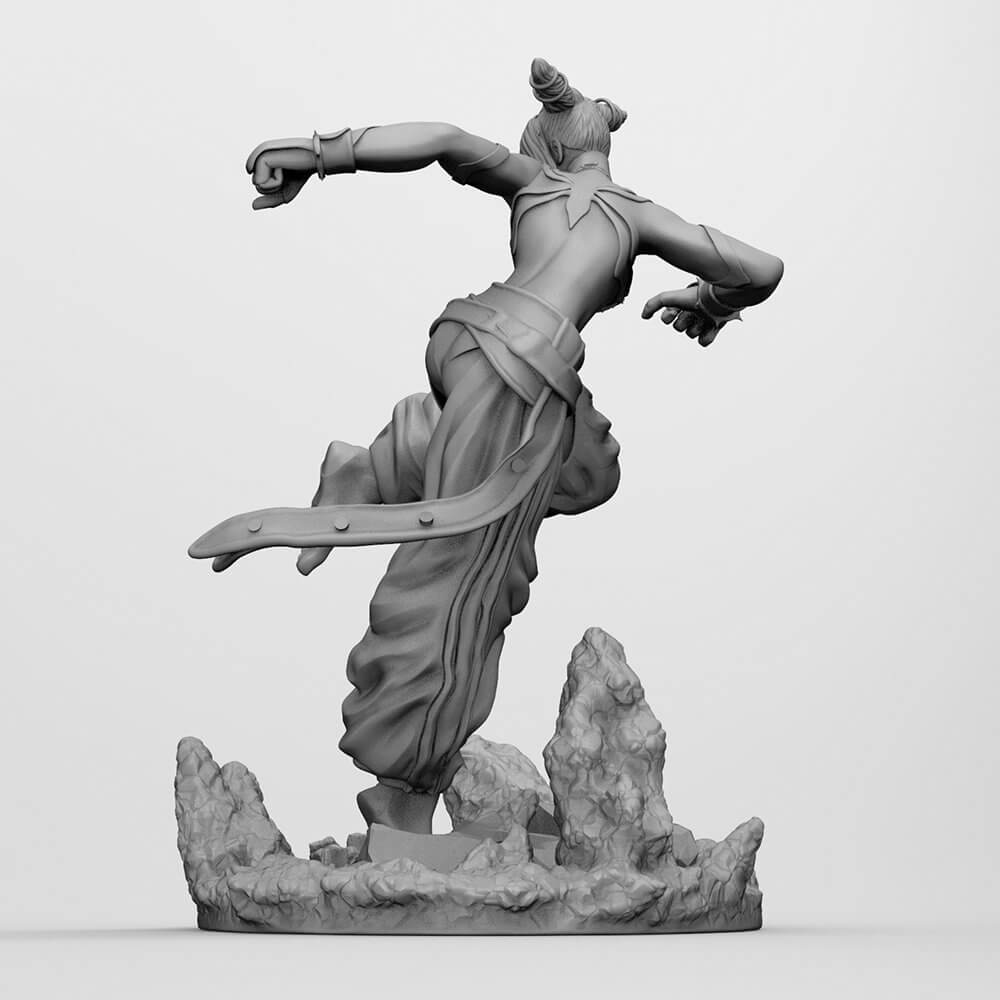 Street Fighter Juri - 3D Model by seanguerrez