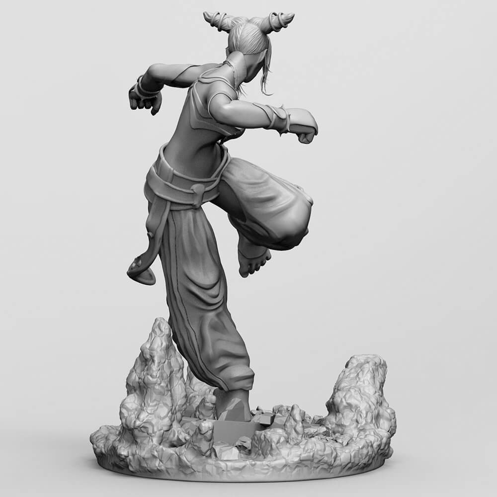 Street Fighter Juri - 3D Model by seanguerrez