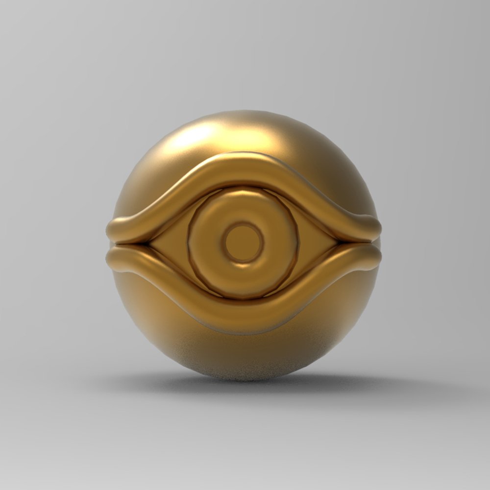 Yu Gi Oh - Millennium Eye 3D Model by seanguerrez