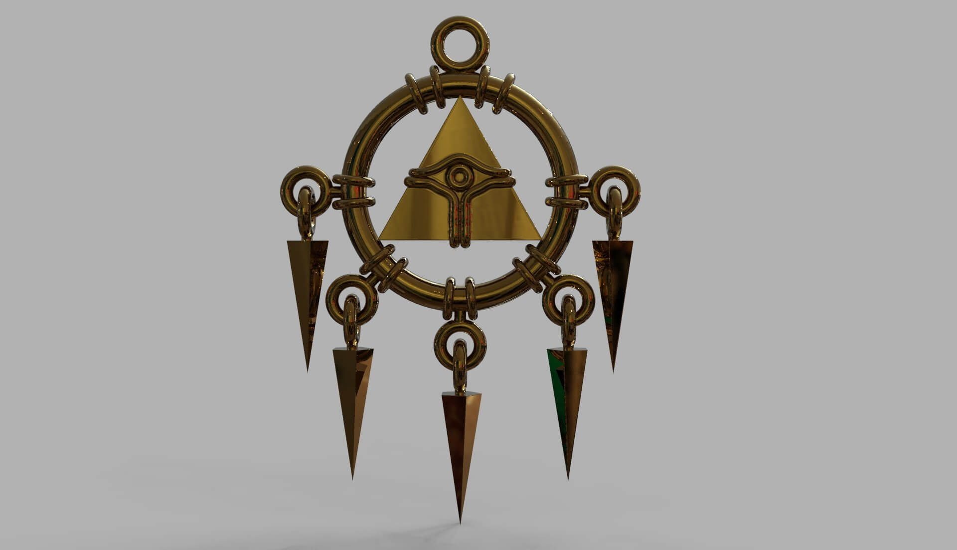 Yu Gi Oh - Millennium Ring 3D Model by seanguerrez