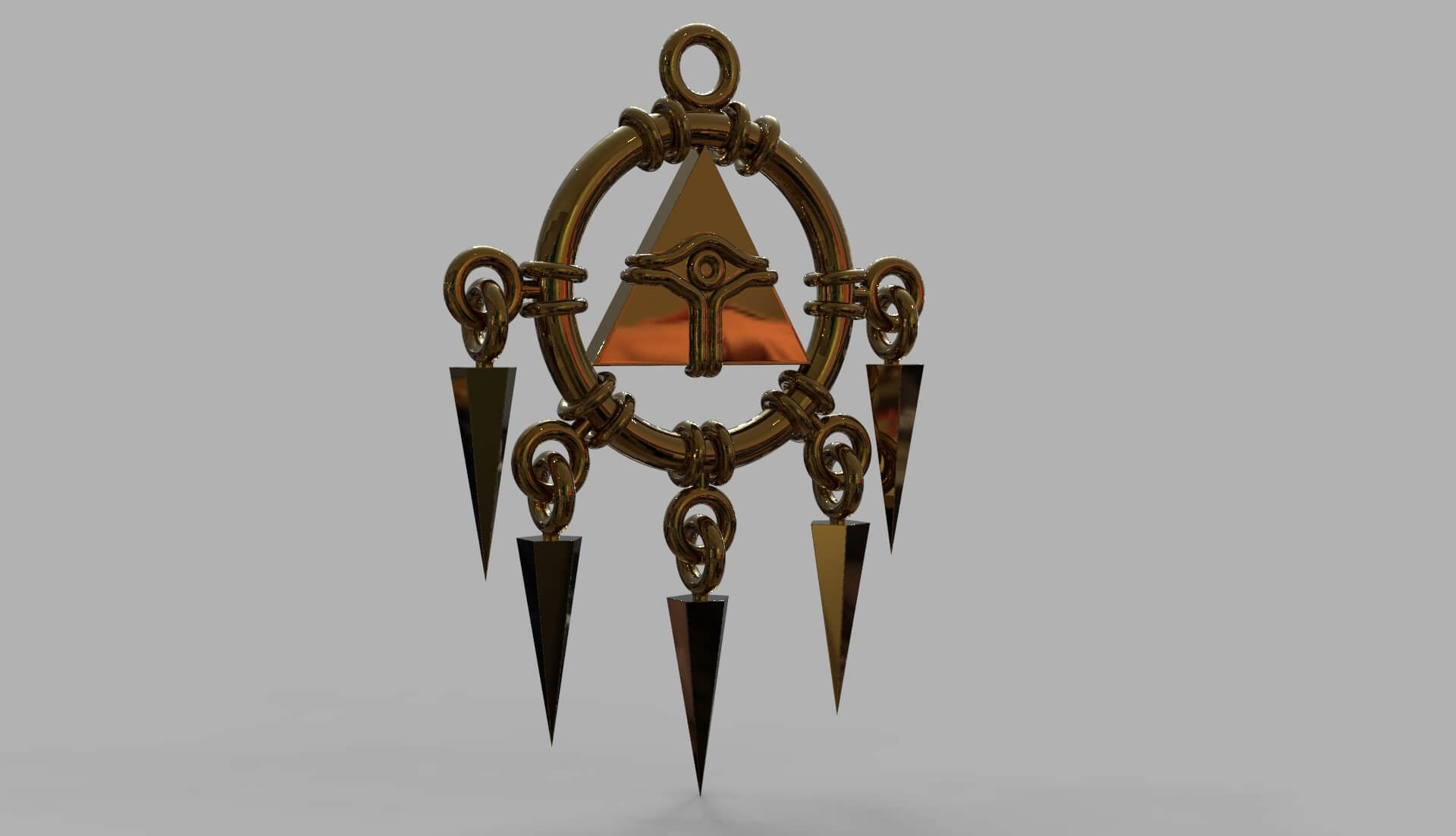 Yu Gi Oh - Millennium Ring 3D Model by seanguerrez