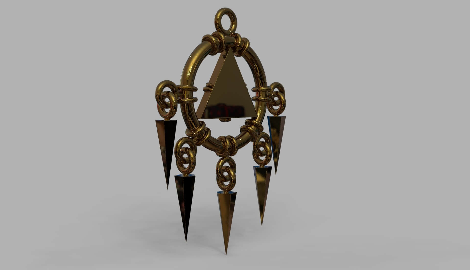 Yu Gi Oh - Millennium Ring 3D Model by seanguerrez