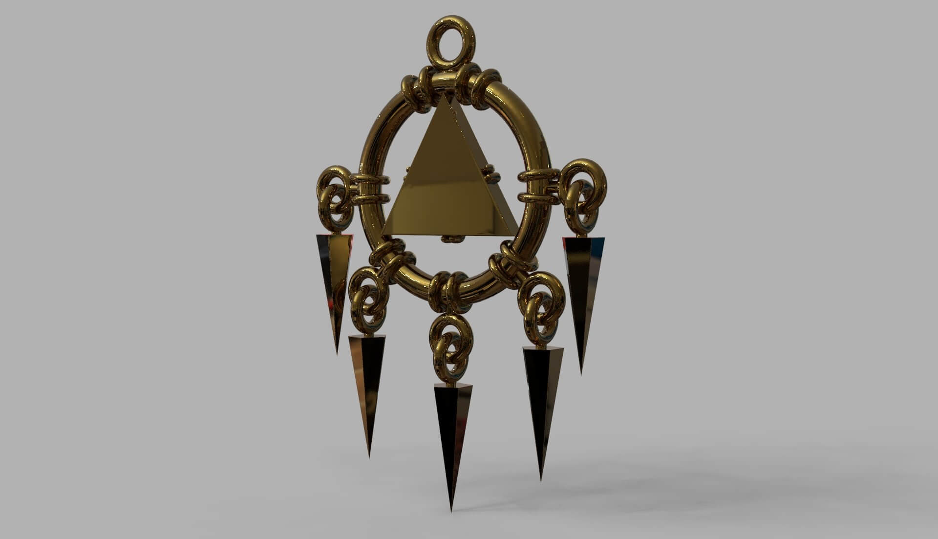 Yu Gi Oh - Millennium Ring 3D Model by seanguerrez