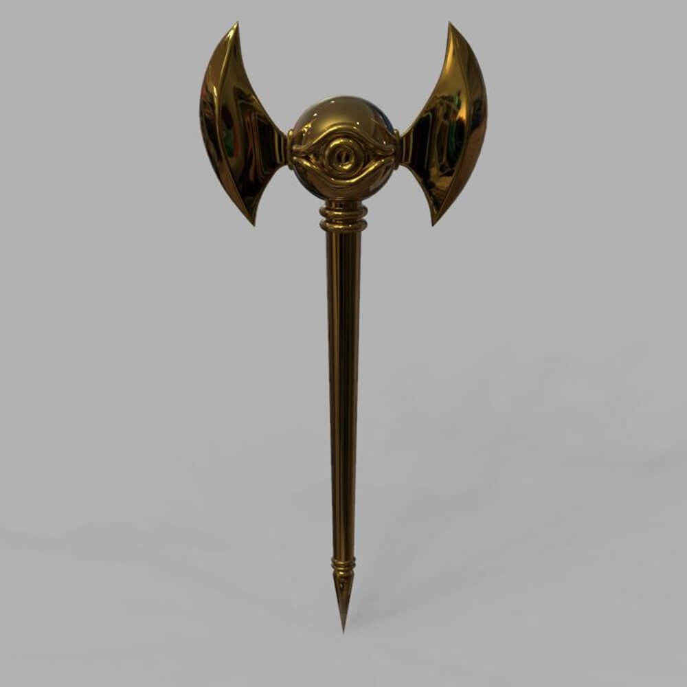 Yu Gi Oh - Millennium ROD 3D Model by seanguerrez