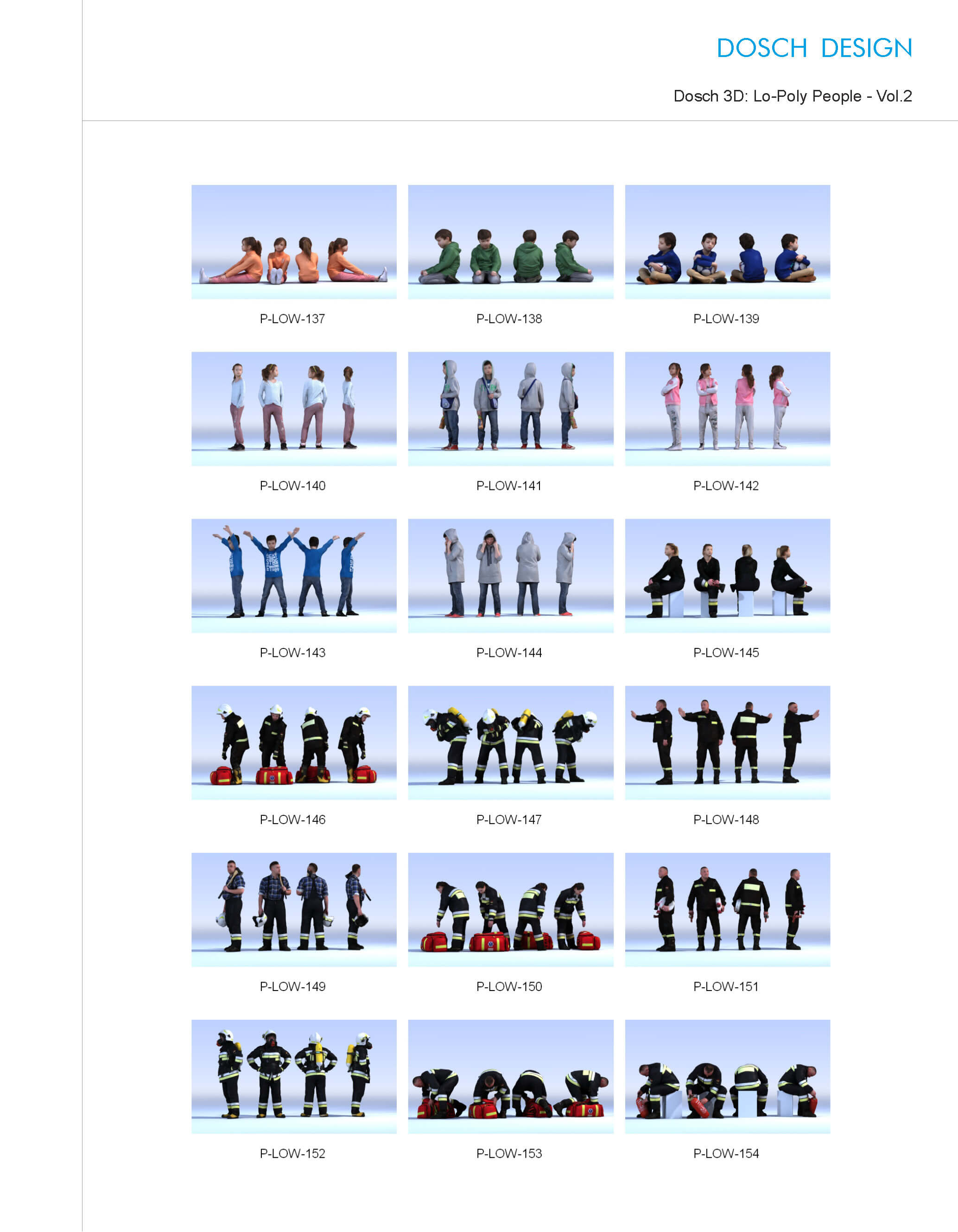 Dosch 3D - Lopoly People Vol.2 by sebastiandosch