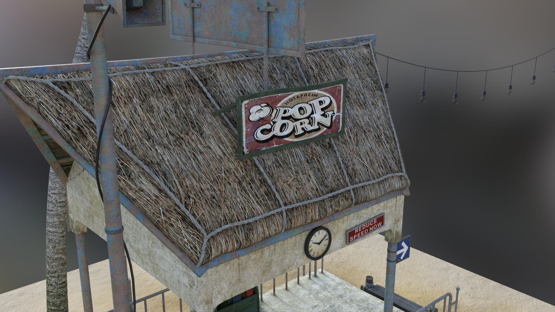 Summer Kiosk - 3D Model by seekstore