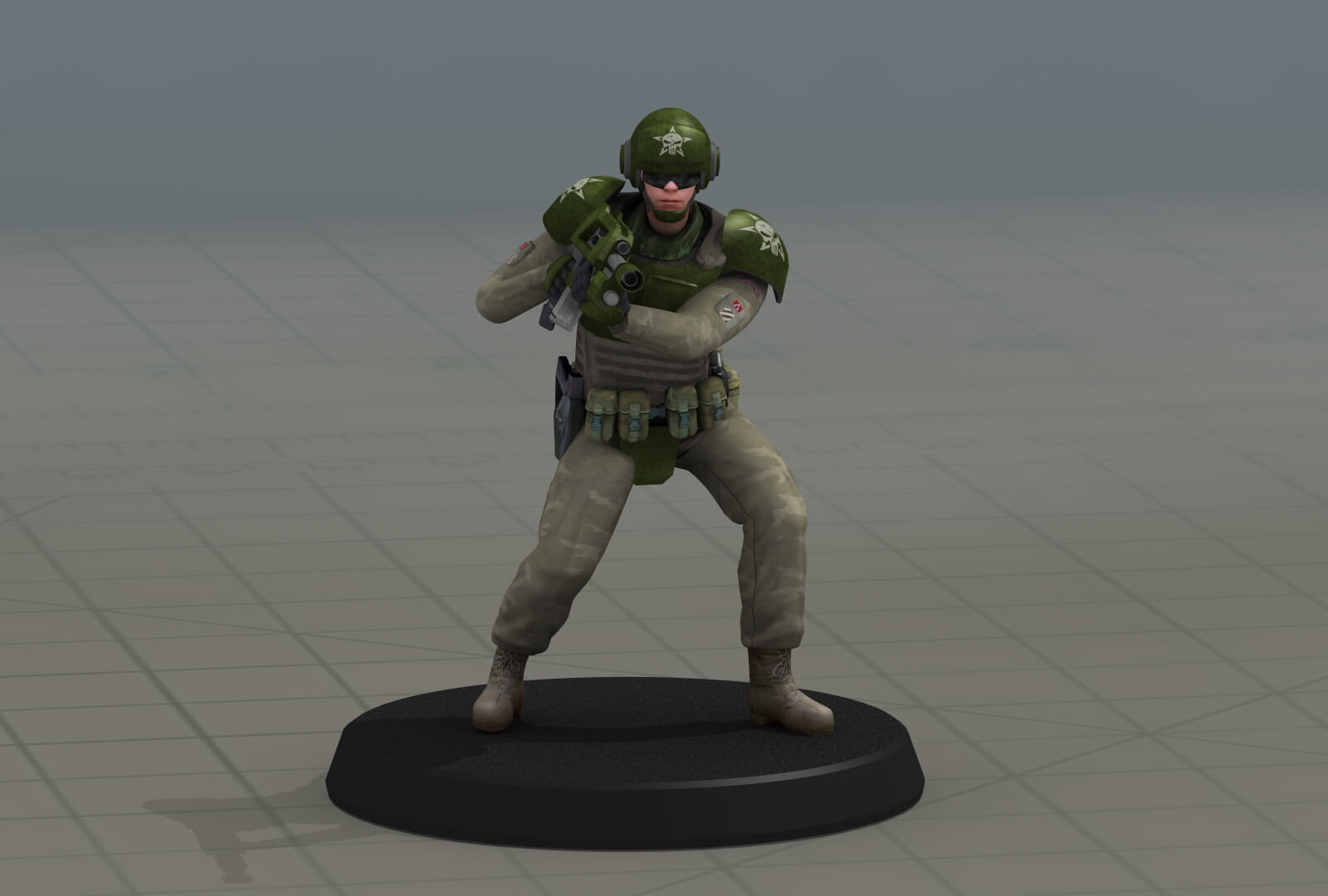 Army Starship Troopers - 3D Model by Seismic3D