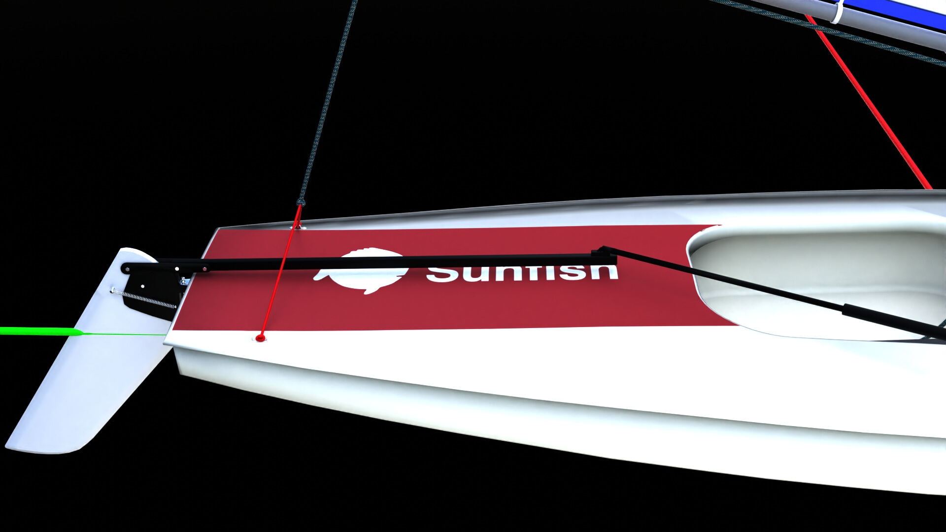 Sunfish Sailboat - 3D Model by Semper