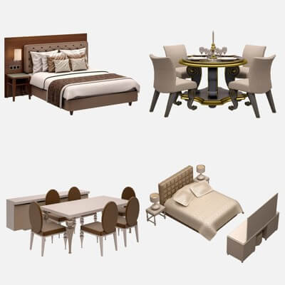3D Furniture Models | RenderHub