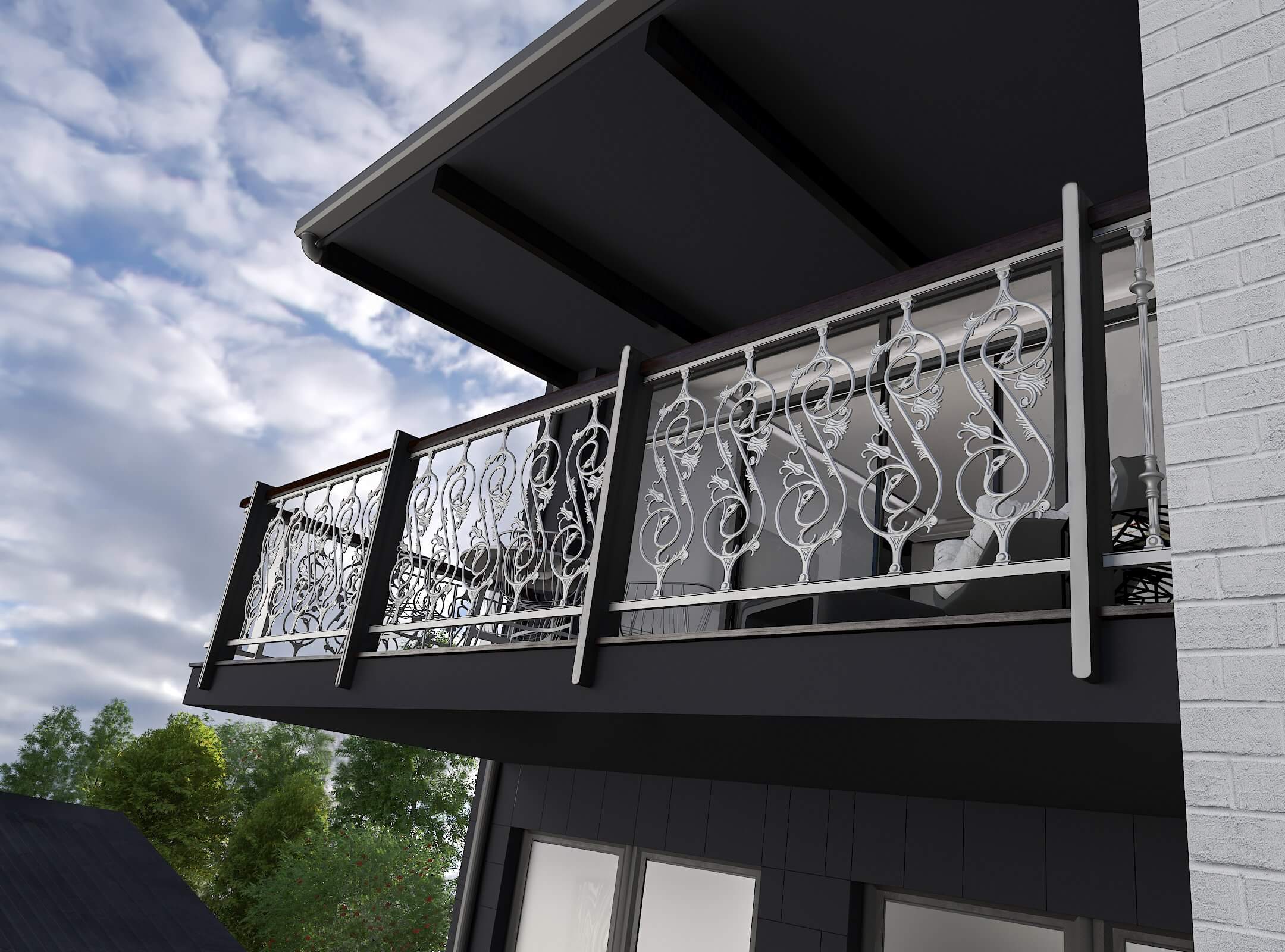 ALU Bedroom Balcony - 3D Model by SEMSOGOZ