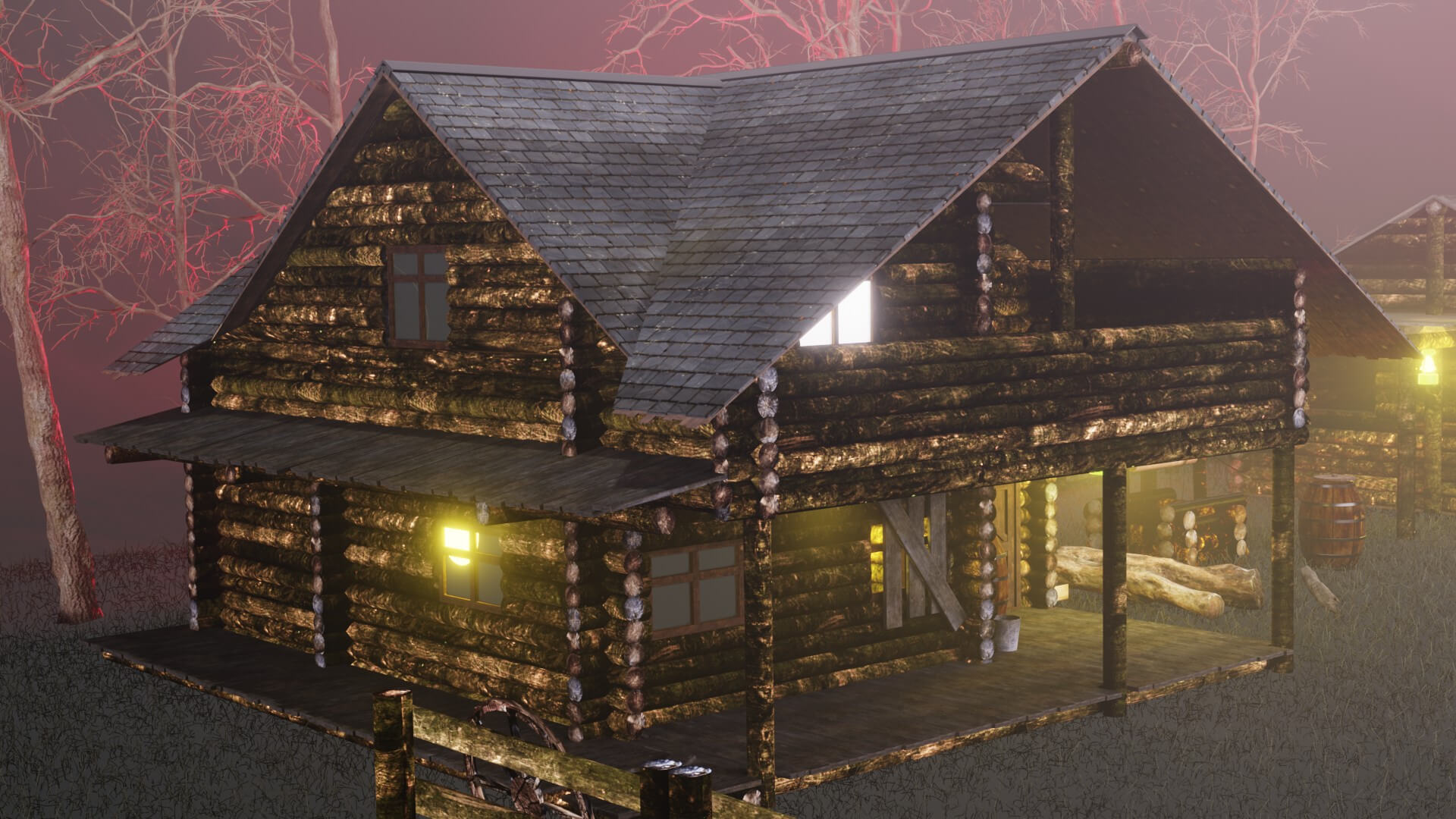 Forest hut 3D Render | RenderHub Gallery